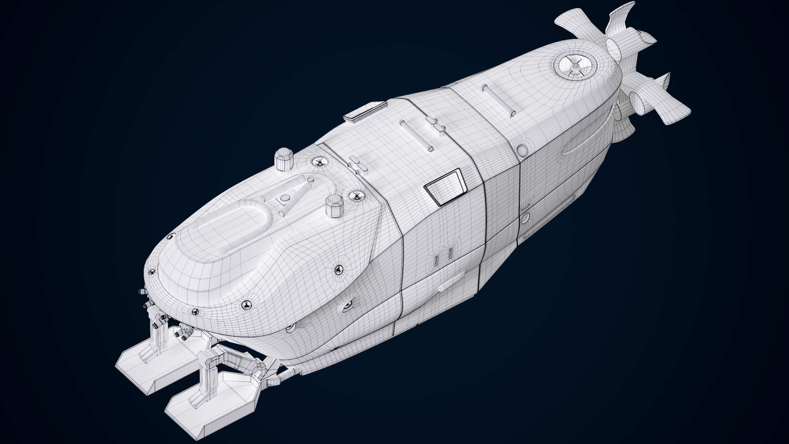 Research Submersible 3D model - TurboSquid 1801687