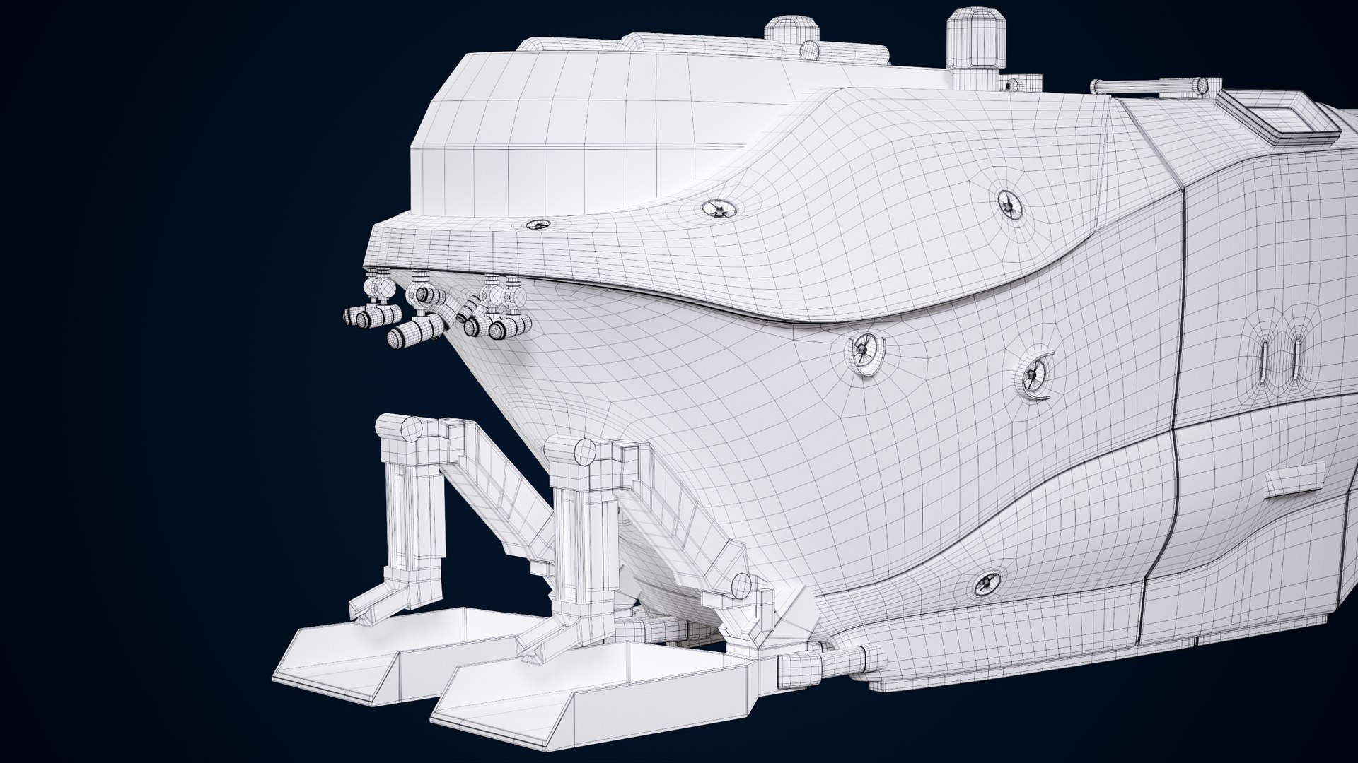 Research Submersible 3D Model - TurboSquid 1801687