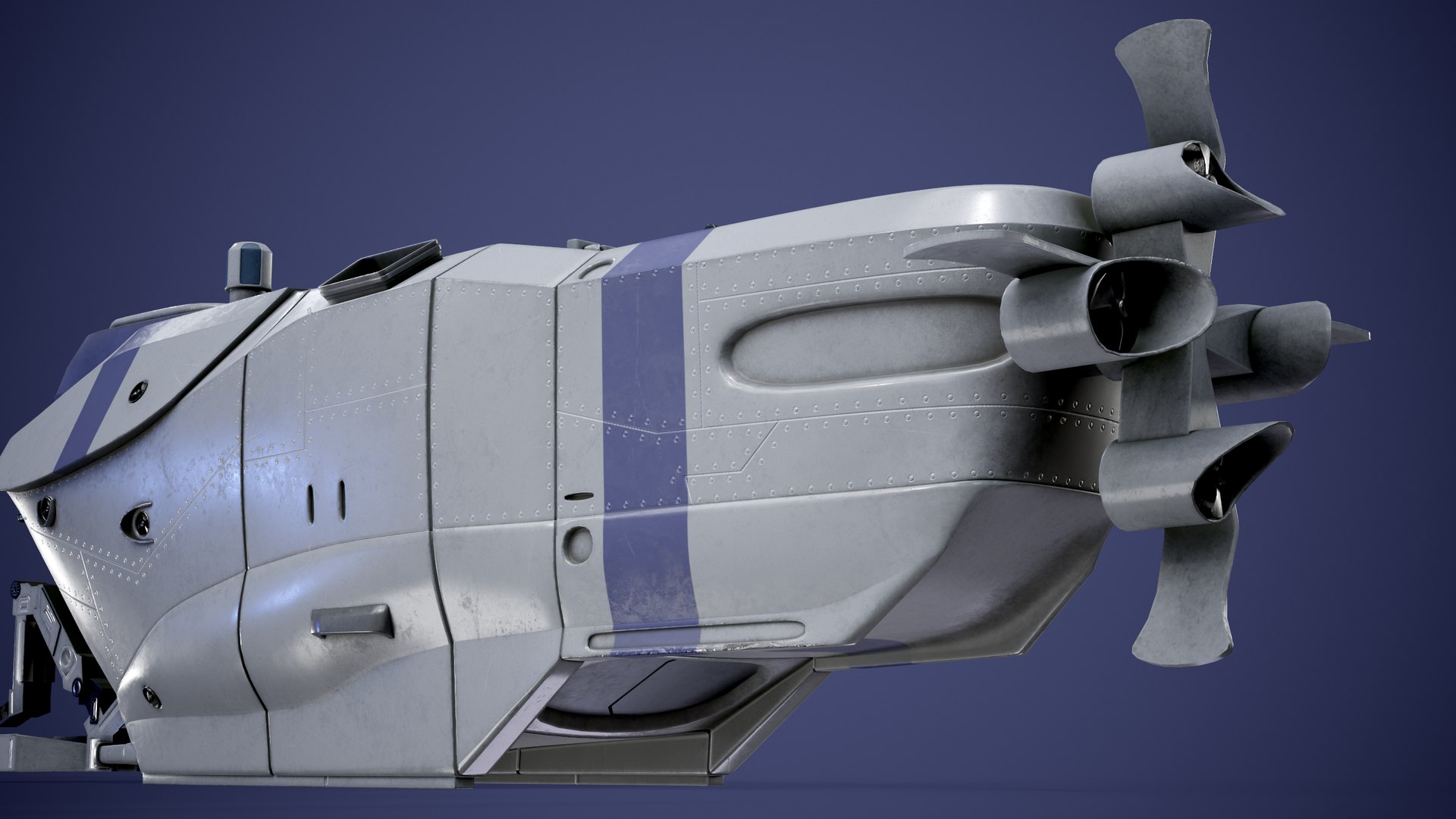 Research Submersible 3D Model - TurboSquid 1801687