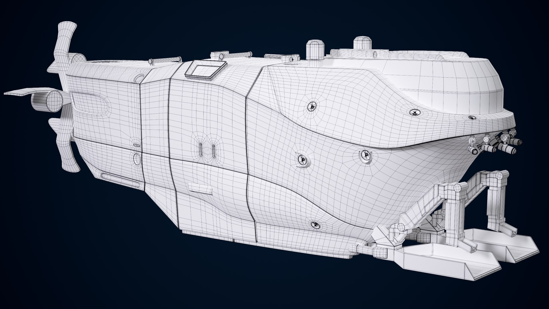 Research Submersible 3D Model - TurboSquid 1801687