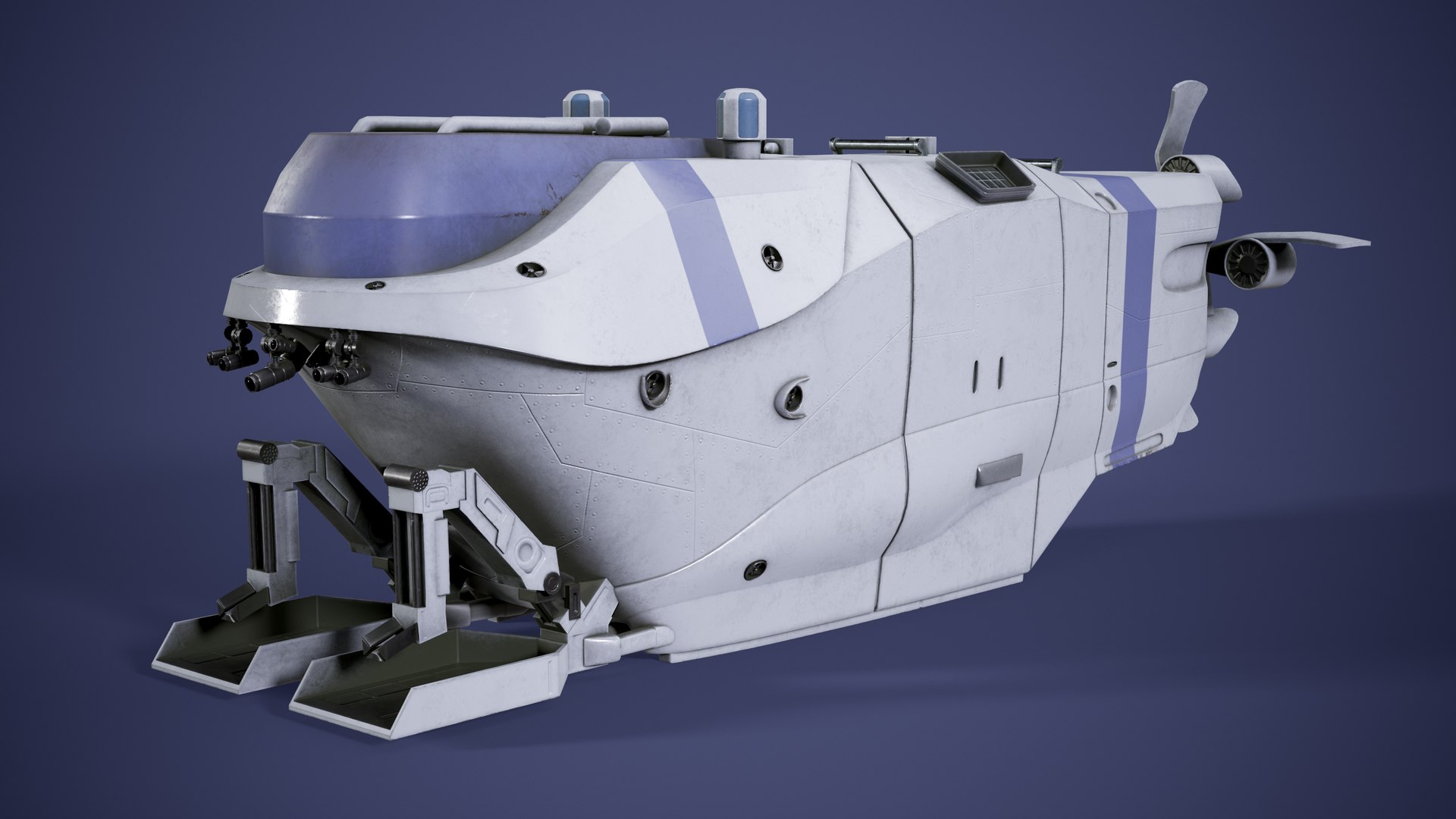 Research Submersible 3D Model - TurboSquid 1801687