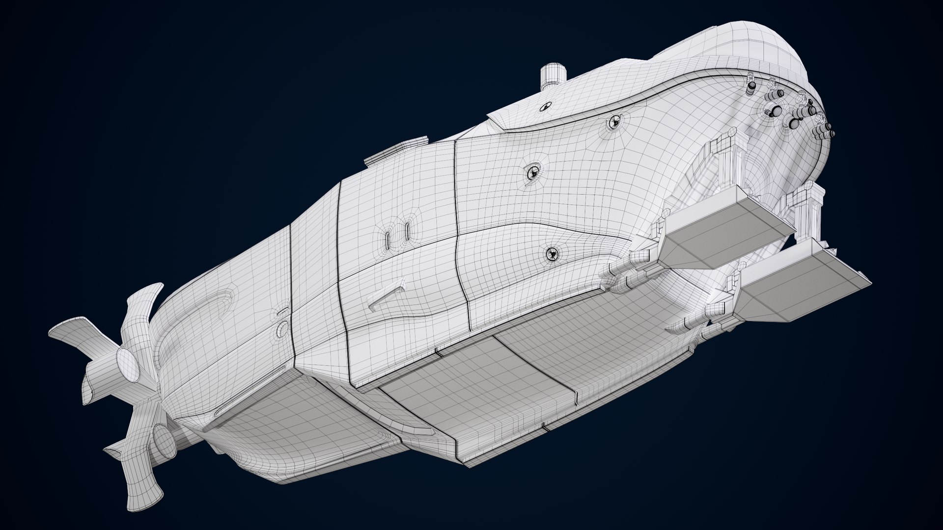 Research Submersible 3D model - TurboSquid 1801687