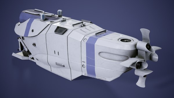 Research Submersible 3D model - TurboSquid 1801687