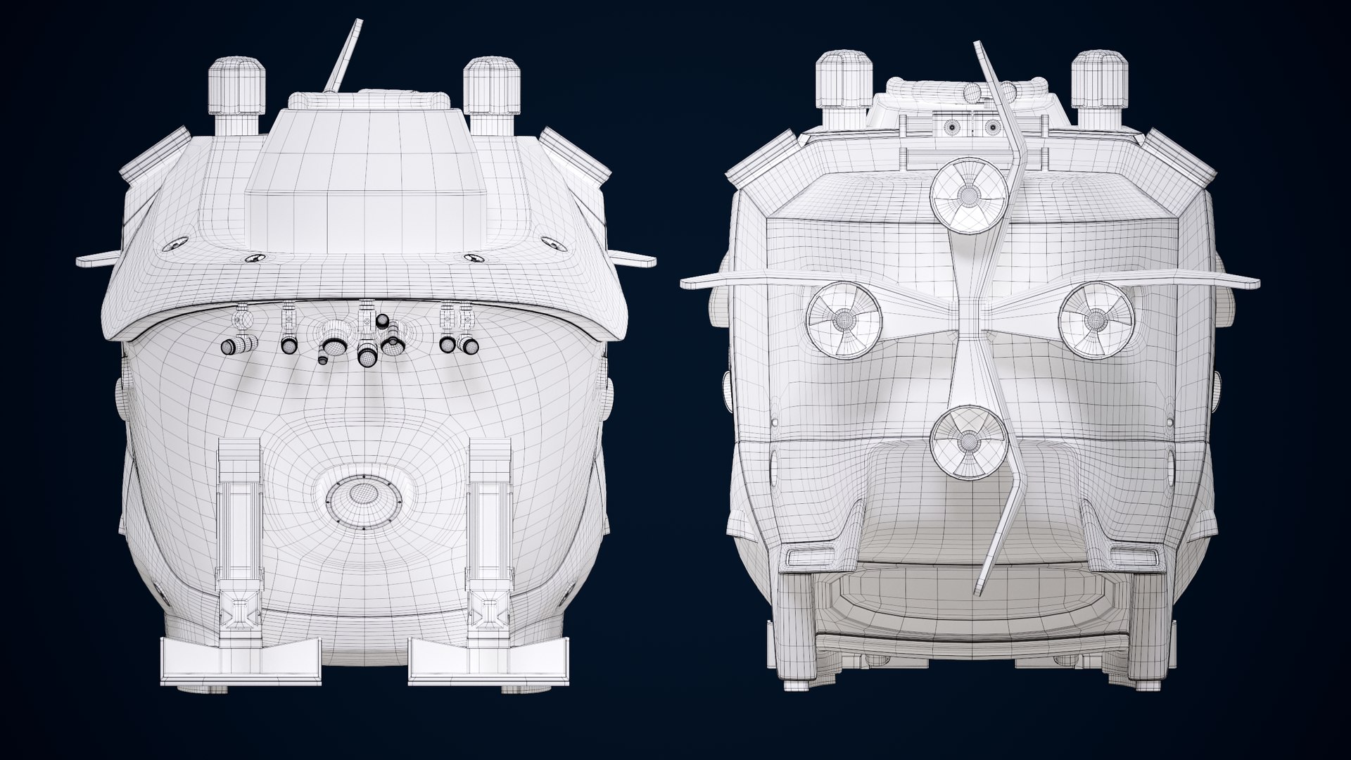 Research Submersible 3D Model - TurboSquid 1801687