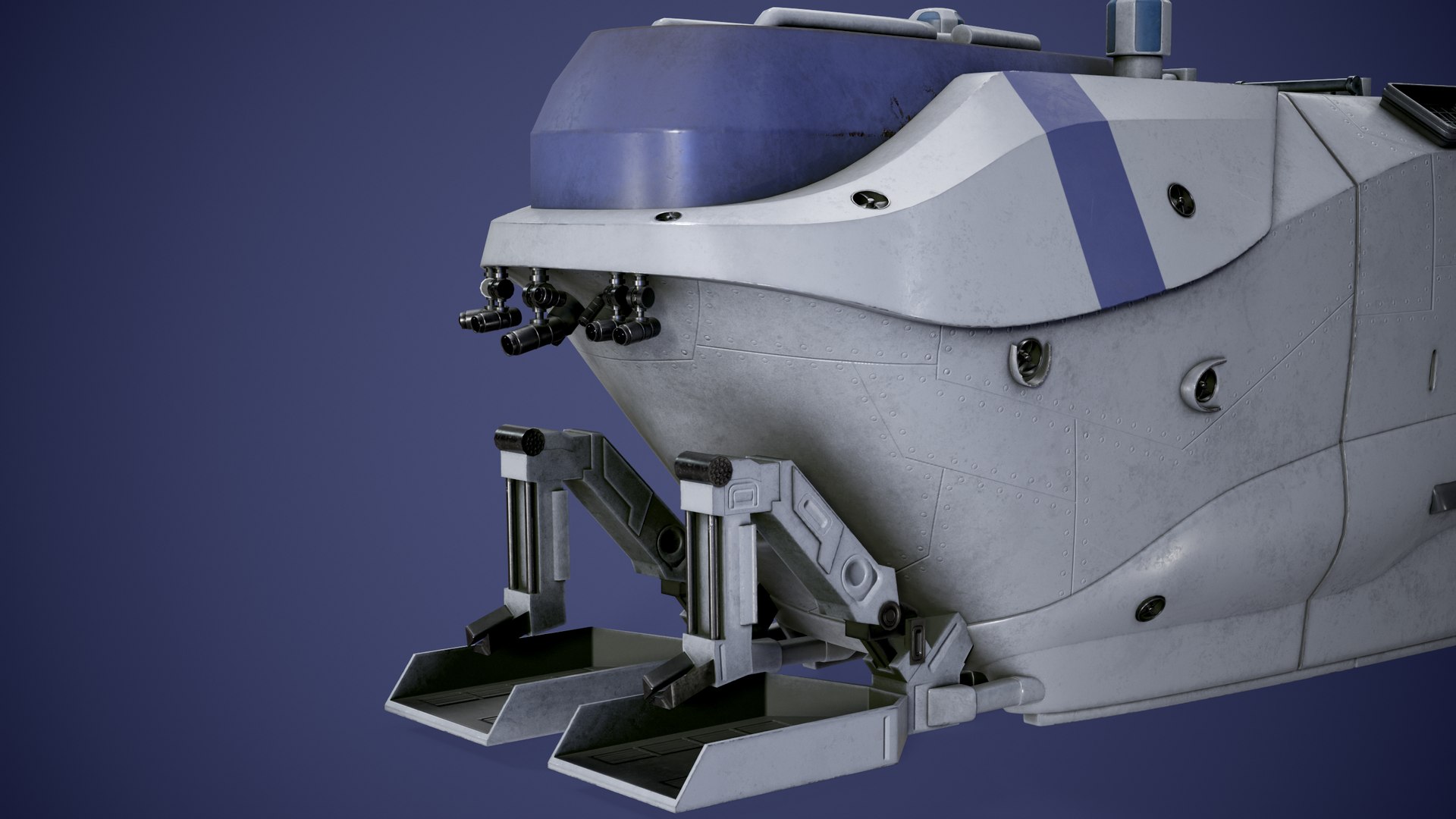 Research Submersible 3D Model - TurboSquid 1801687