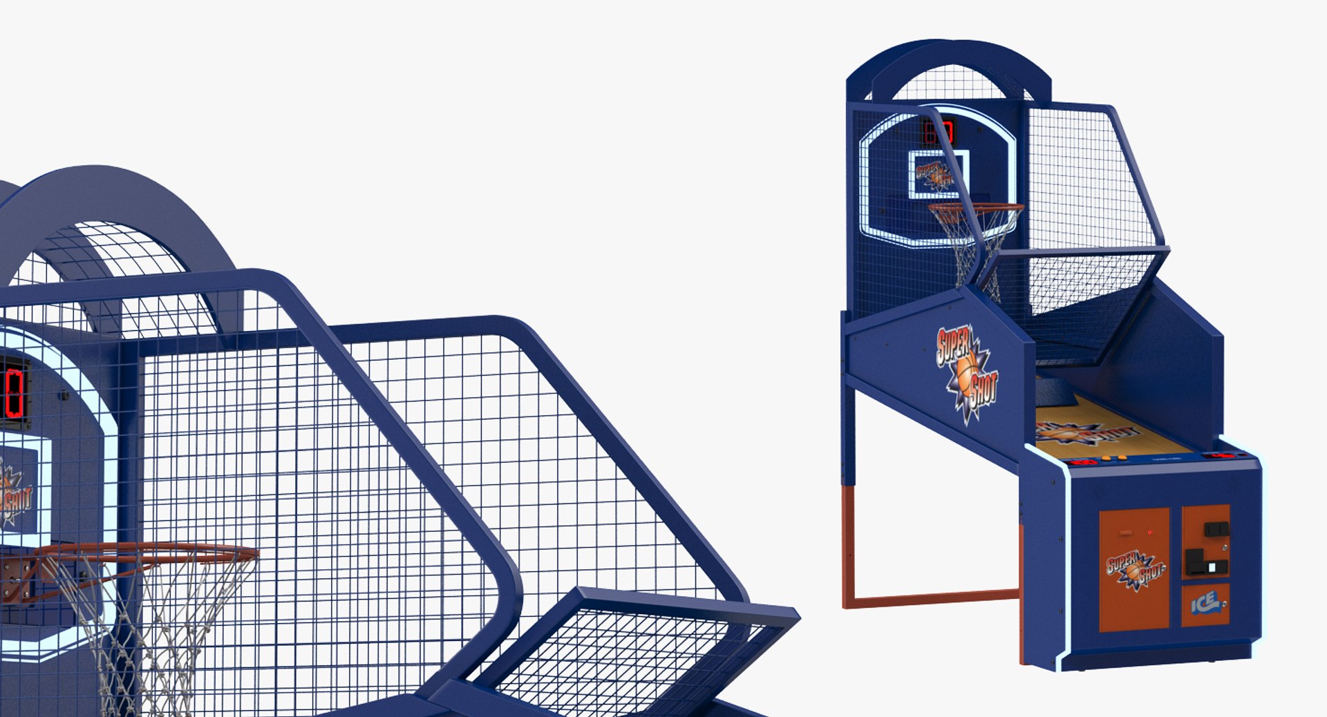 3D Model Arcade Basketball Machine - TurboSquid 1255237
