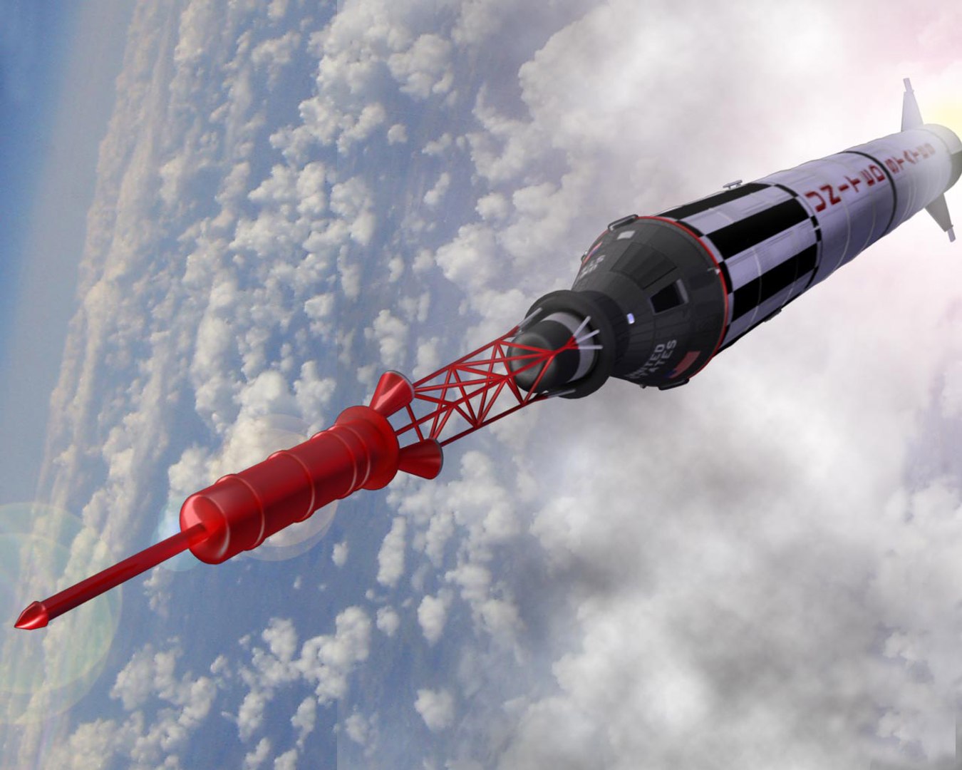 Nasa Mercury 4 Capsule 3d Model