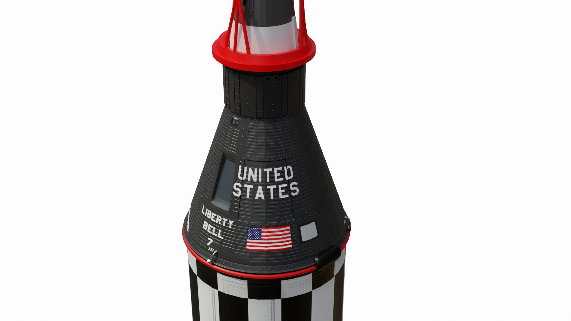 Nasa Mercury 4 Capsule 3d Model