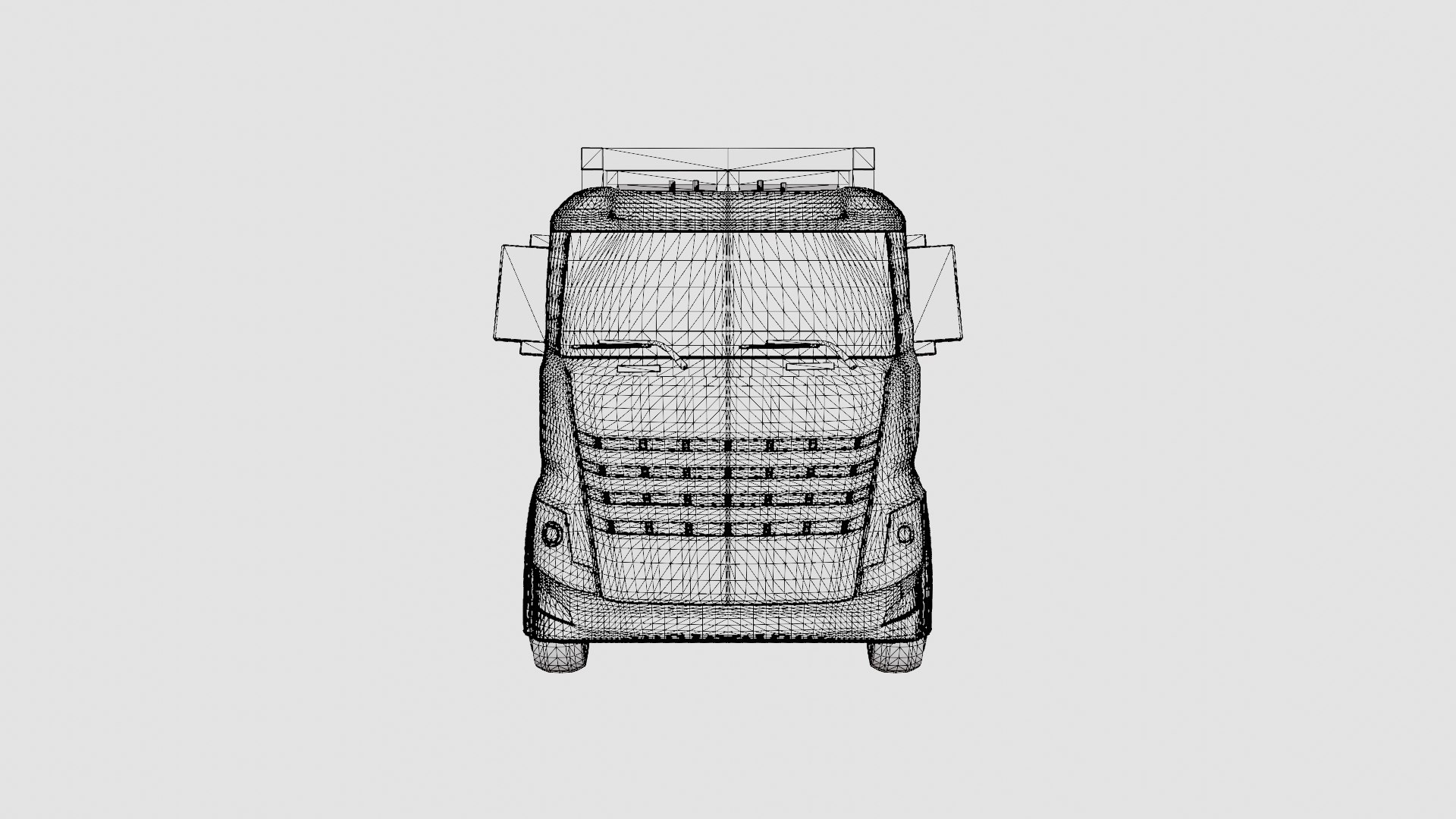 HGV Container Truck And Trailer Black Electric Ride On Lorry 3D Model ...