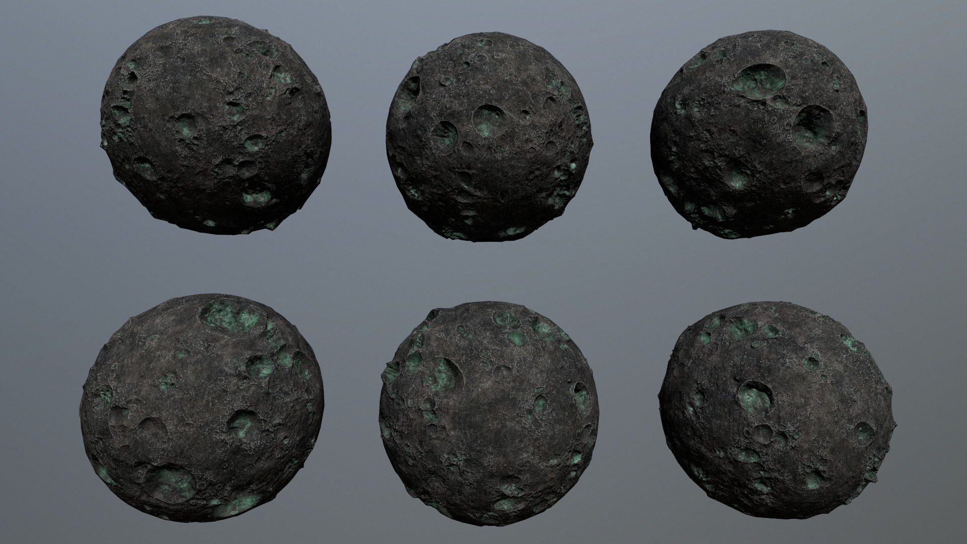 Asteroid Set 3D Model - TurboSquid 1743691