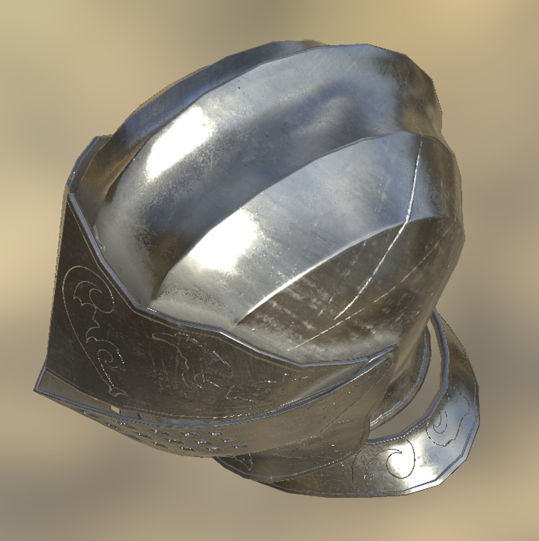 Knight helmet 3D model - TurboSquid 1472019