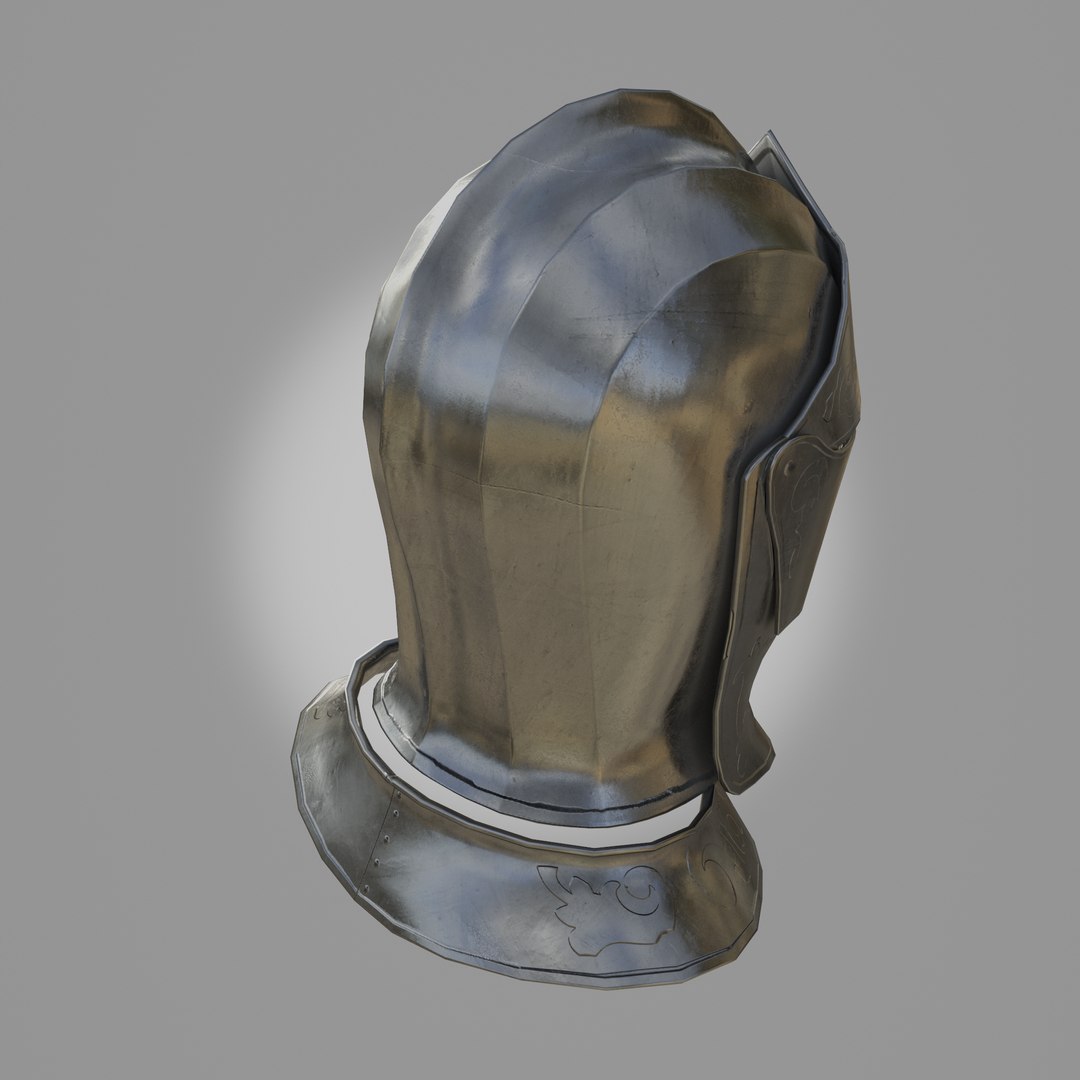 Knight helmet 3D model - TurboSquid 1472019