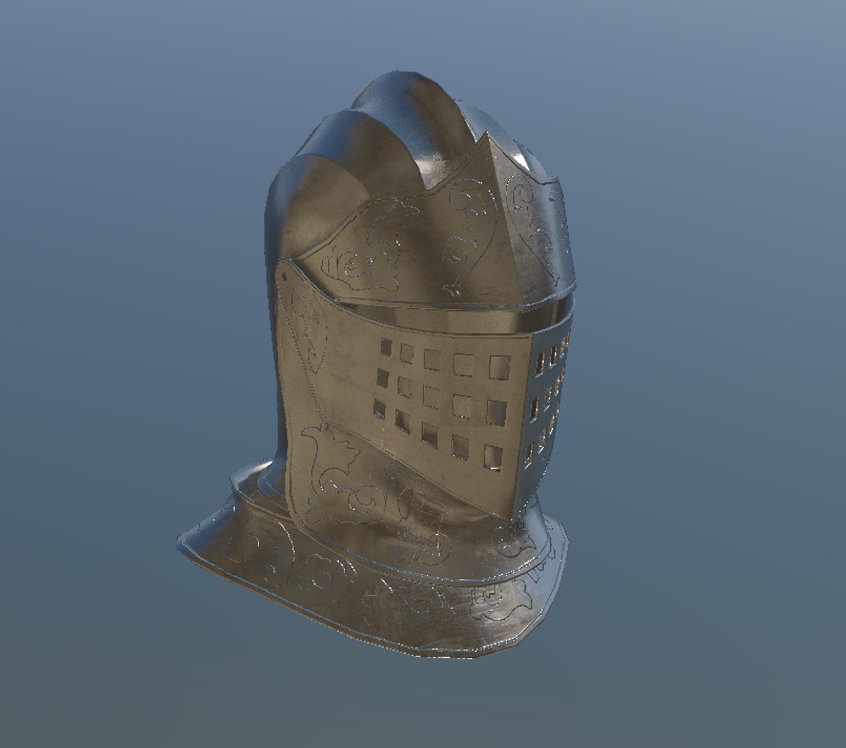 Knight helmet 3D model - TurboSquid 1472019
