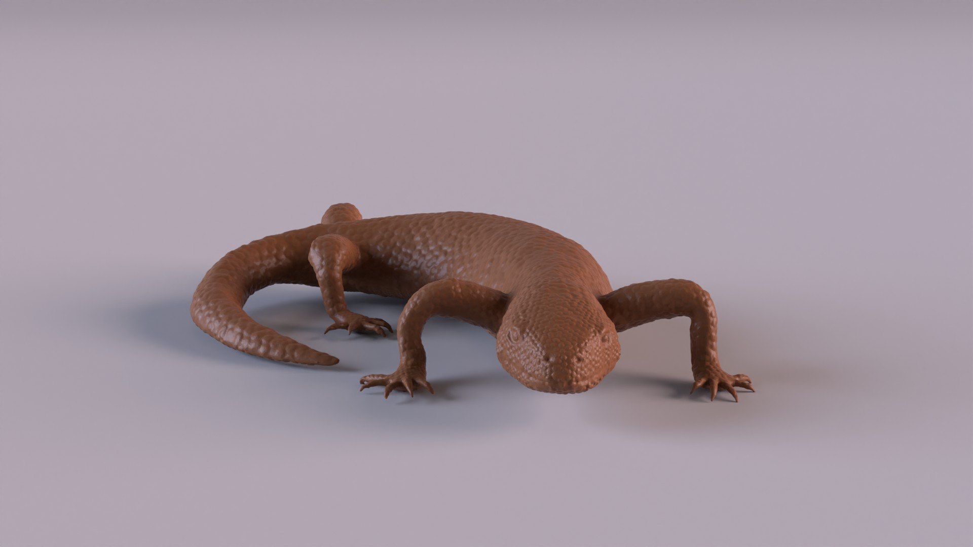 Printable Mexican Beaded Lizard 3D Model - TurboSquid 1423549