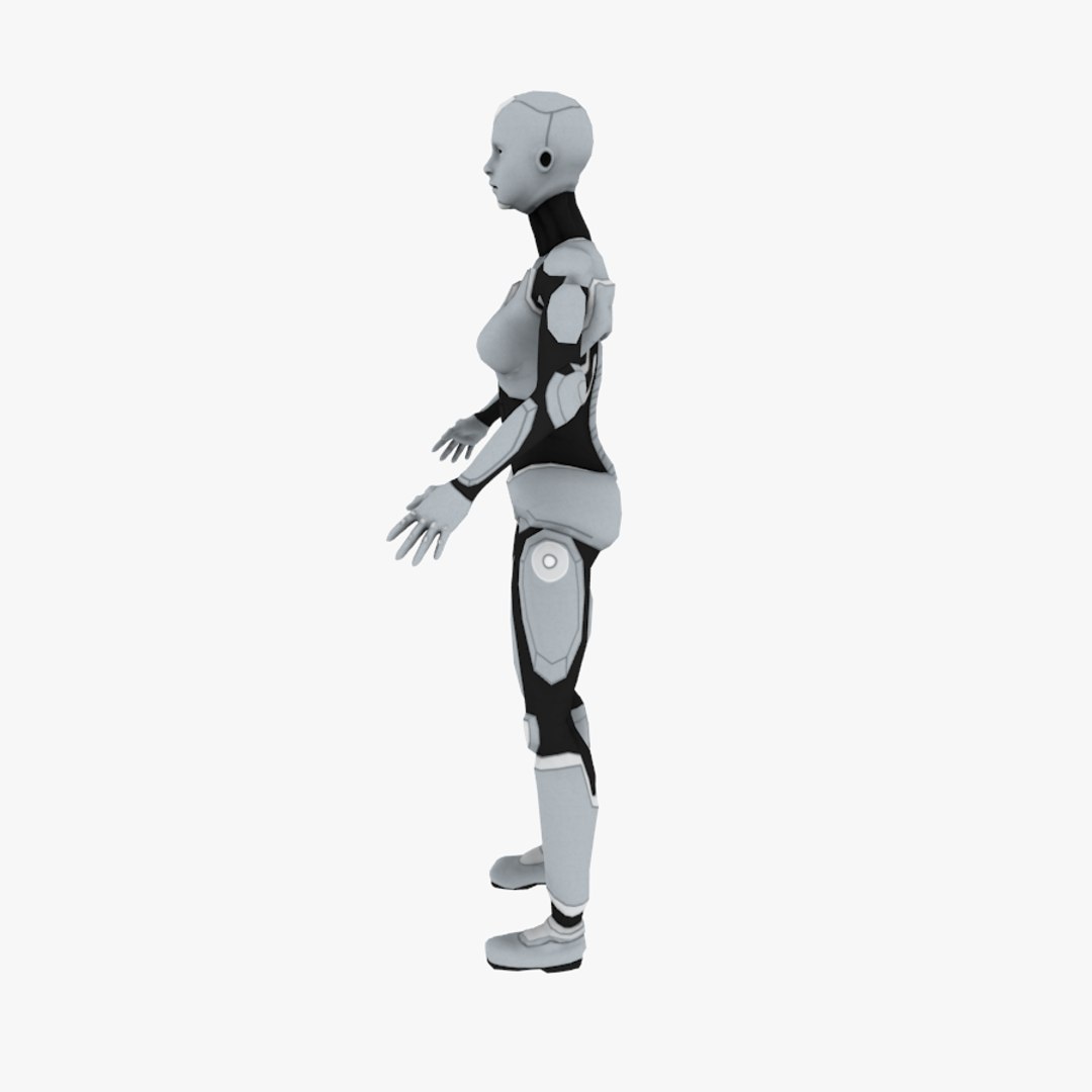 Android Female 3D Model - TurboSquid 1395010