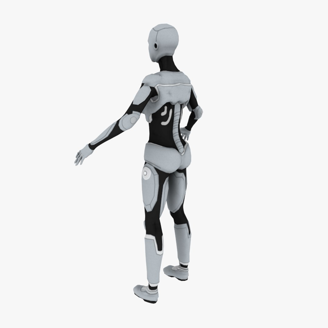 Android Female 3D Model - TurboSquid 1395010