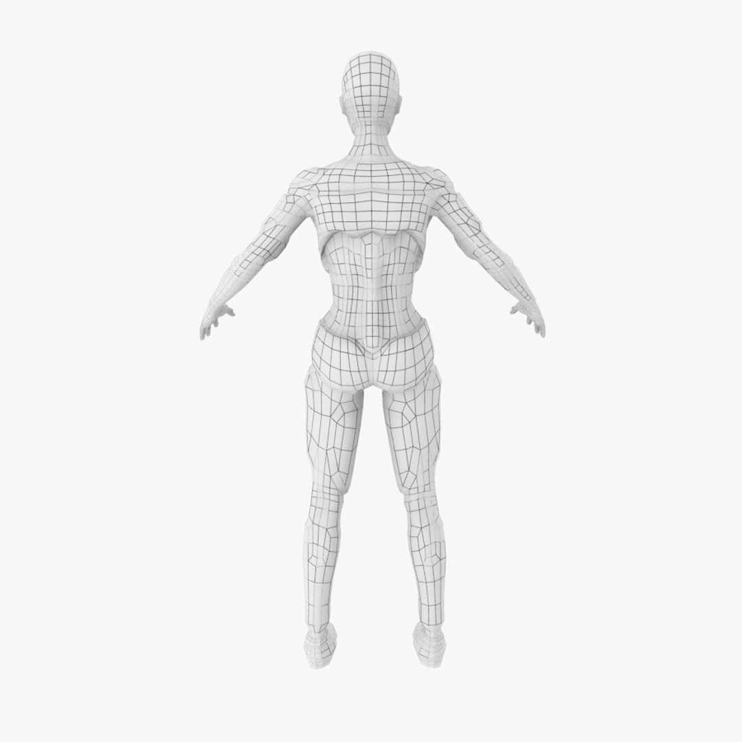 Android Female 3D Model - TurboSquid 1395010