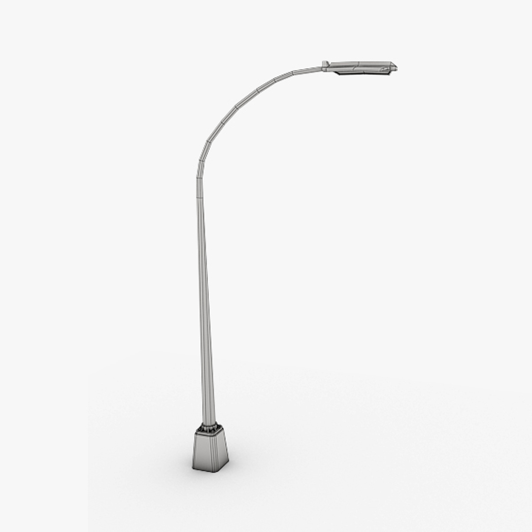free street lamp 3d model