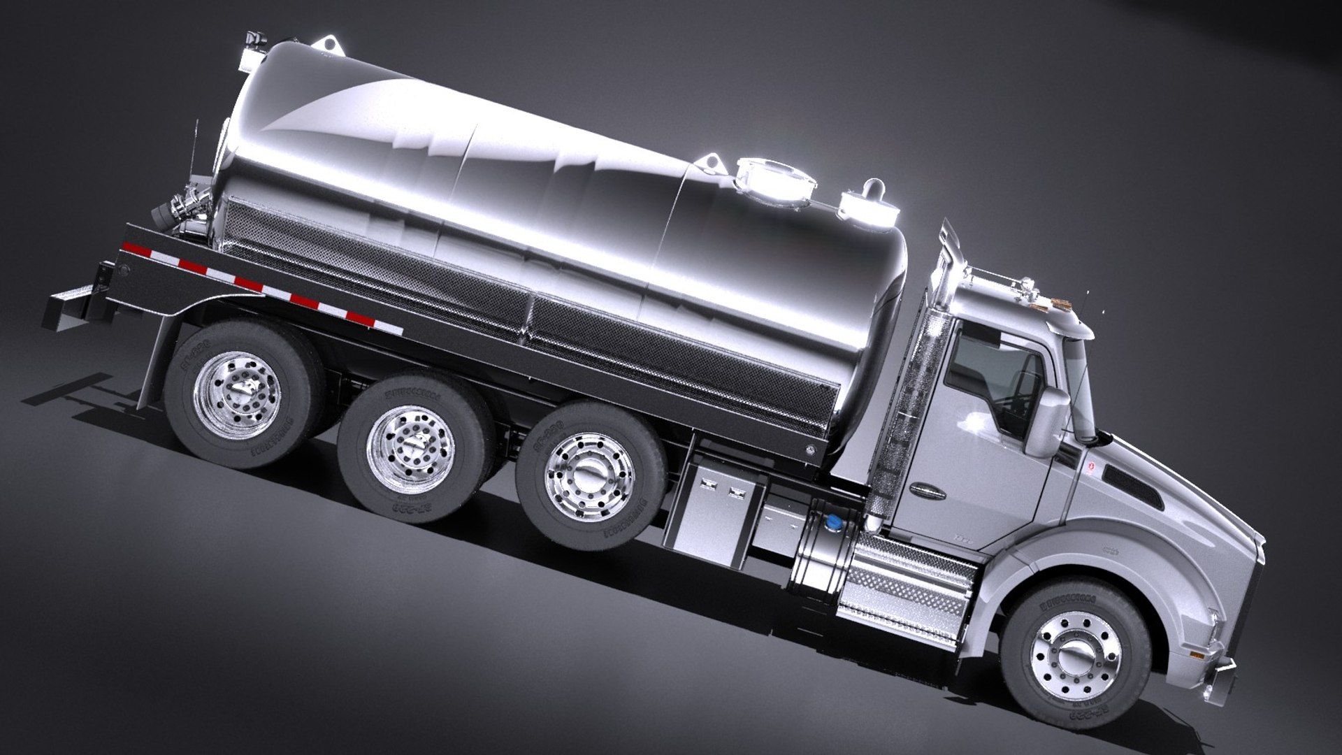 T880 2017 Tank 3d Model