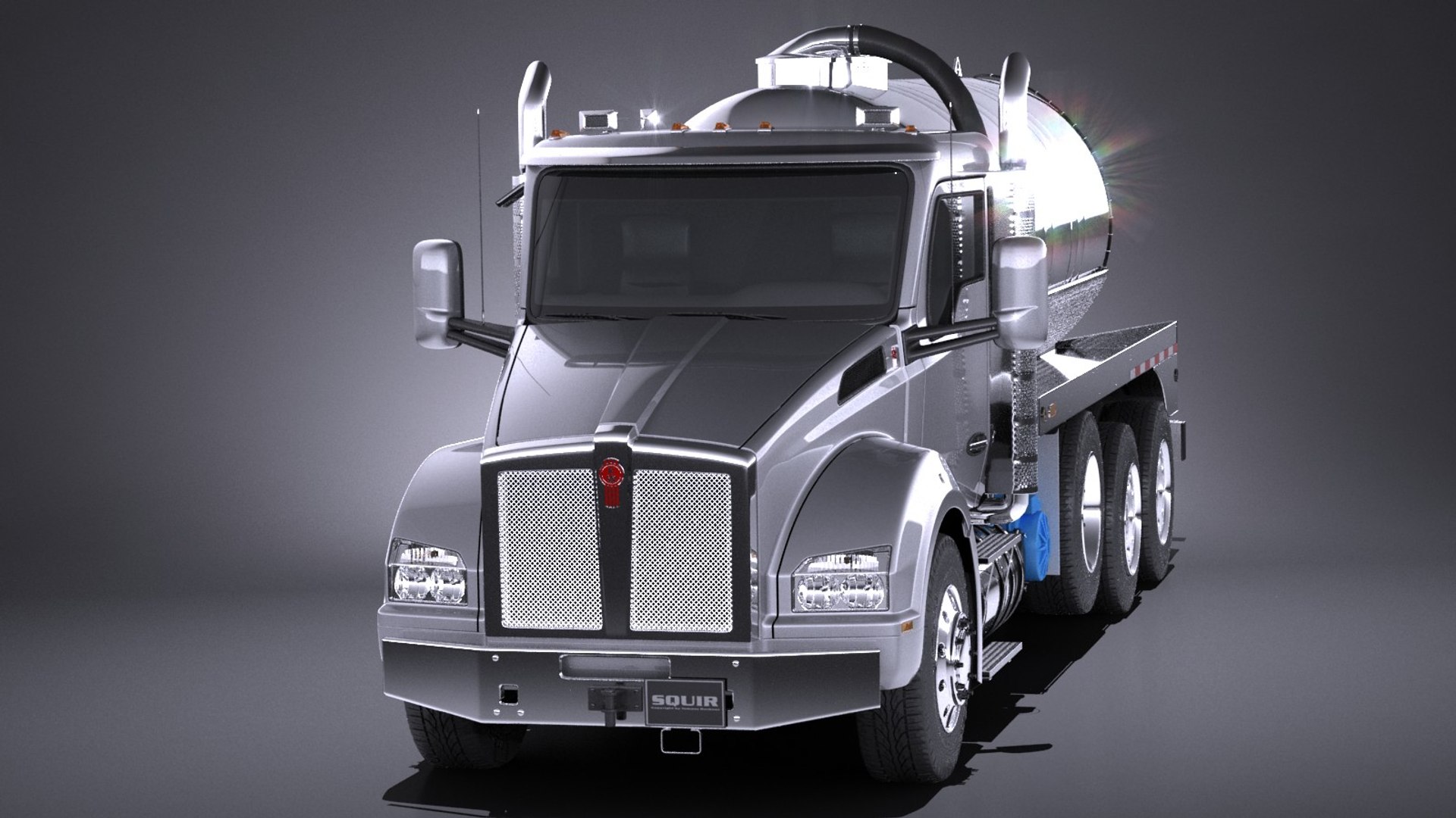 T880 2017 Tank 3d Model