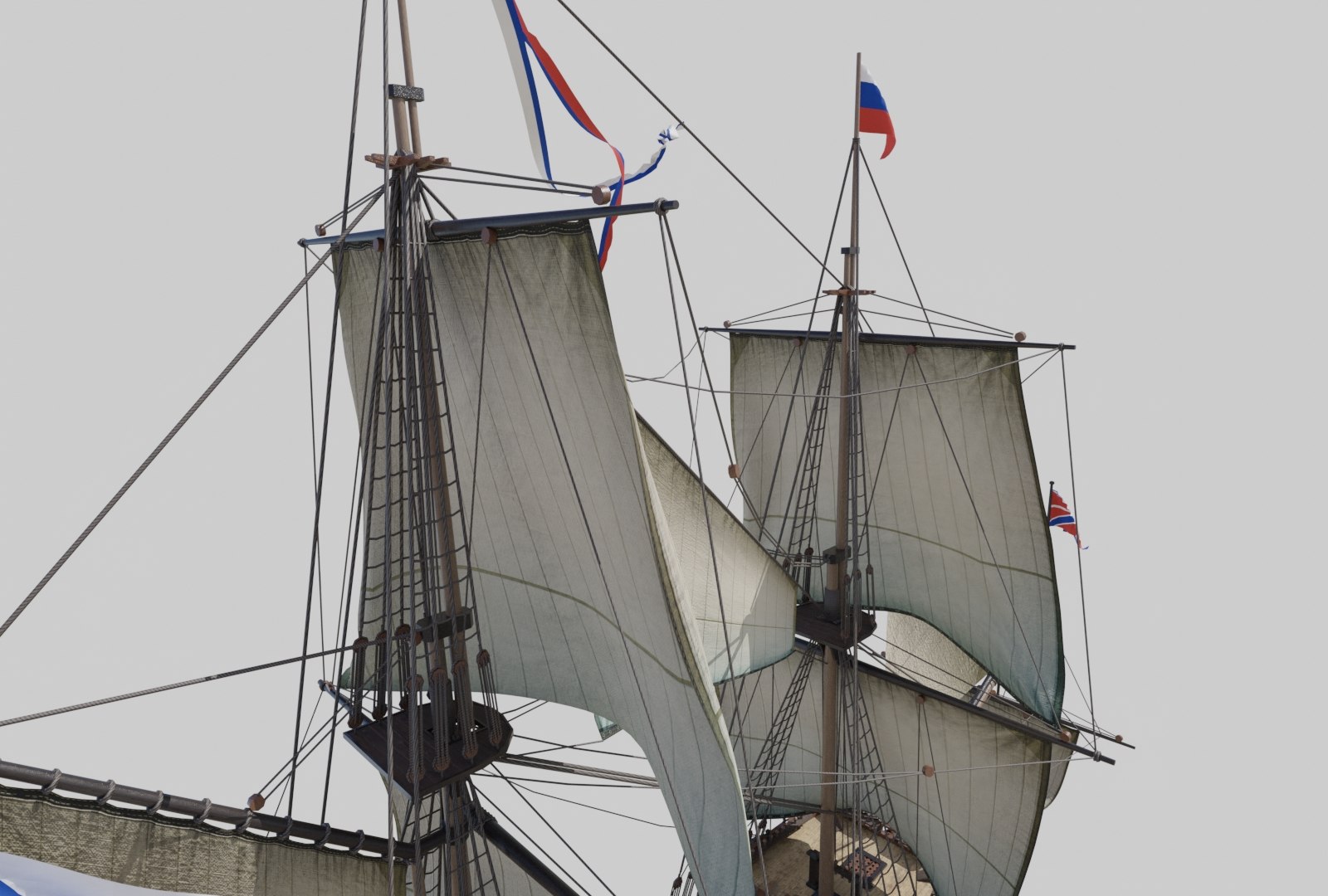 3D model vitus bering ship st peter - TurboSquid 1620954