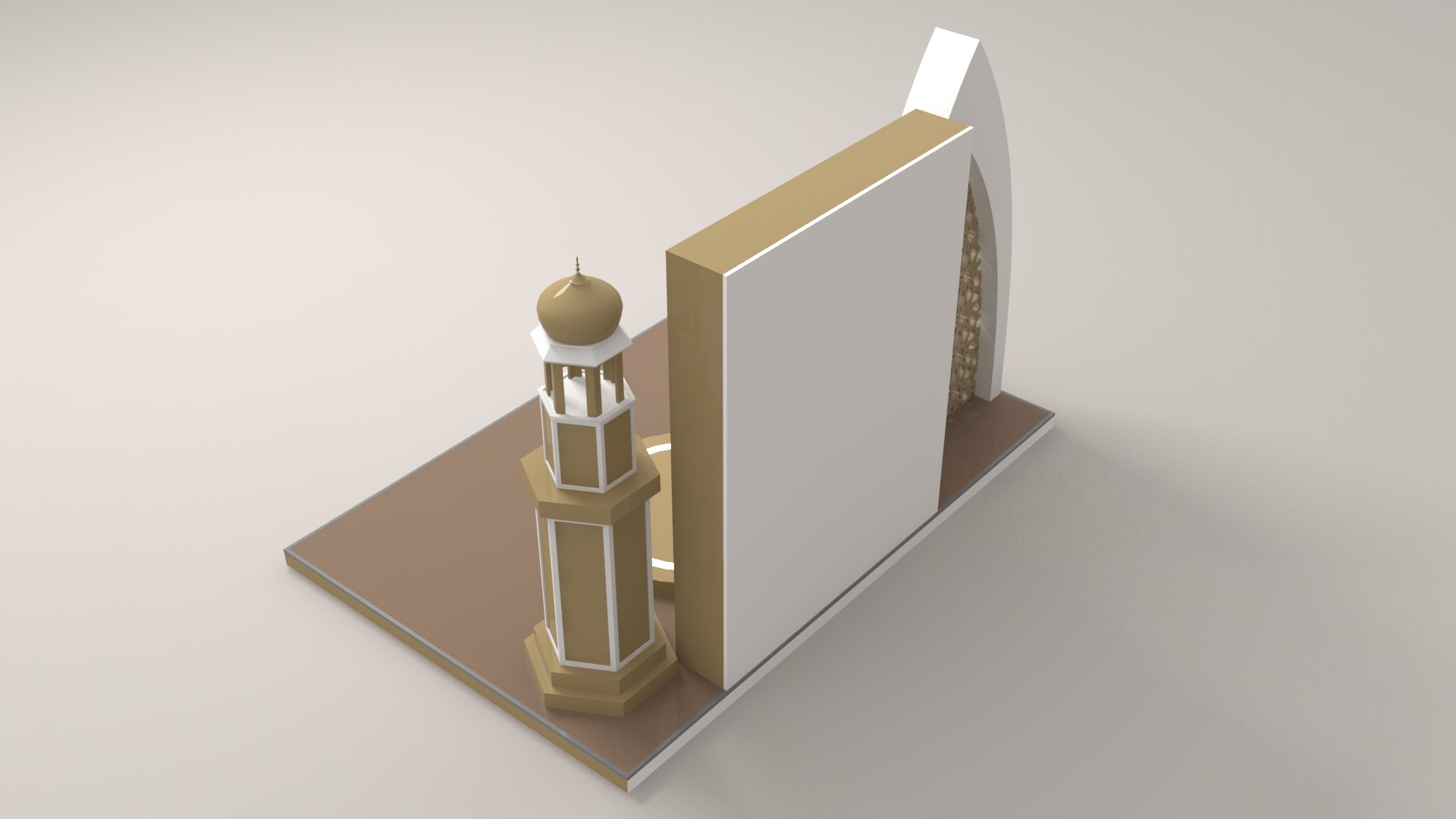 Stand Booth Ramadan Islamic Decoration 3D Model - TurboSquid 2198588