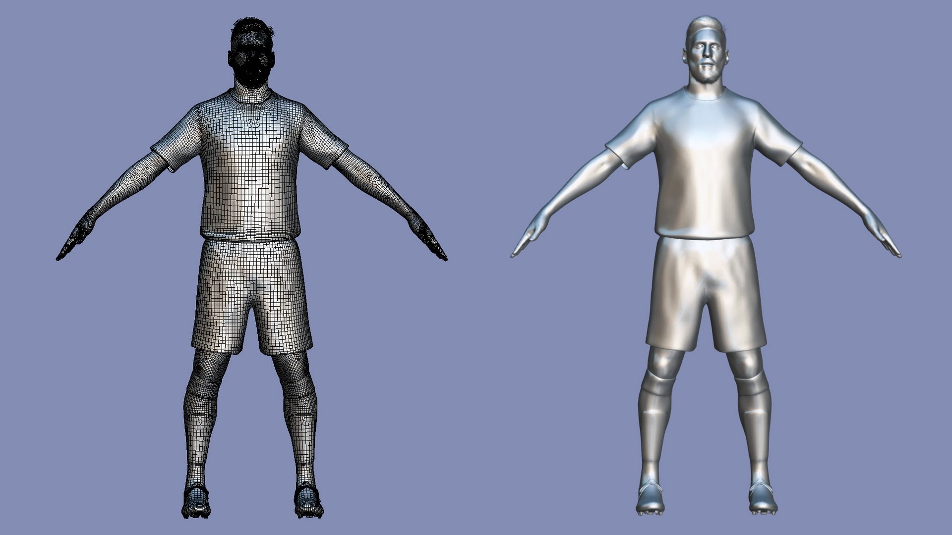 3D 3 Famous Football Players Model - TurboSquid 1993878