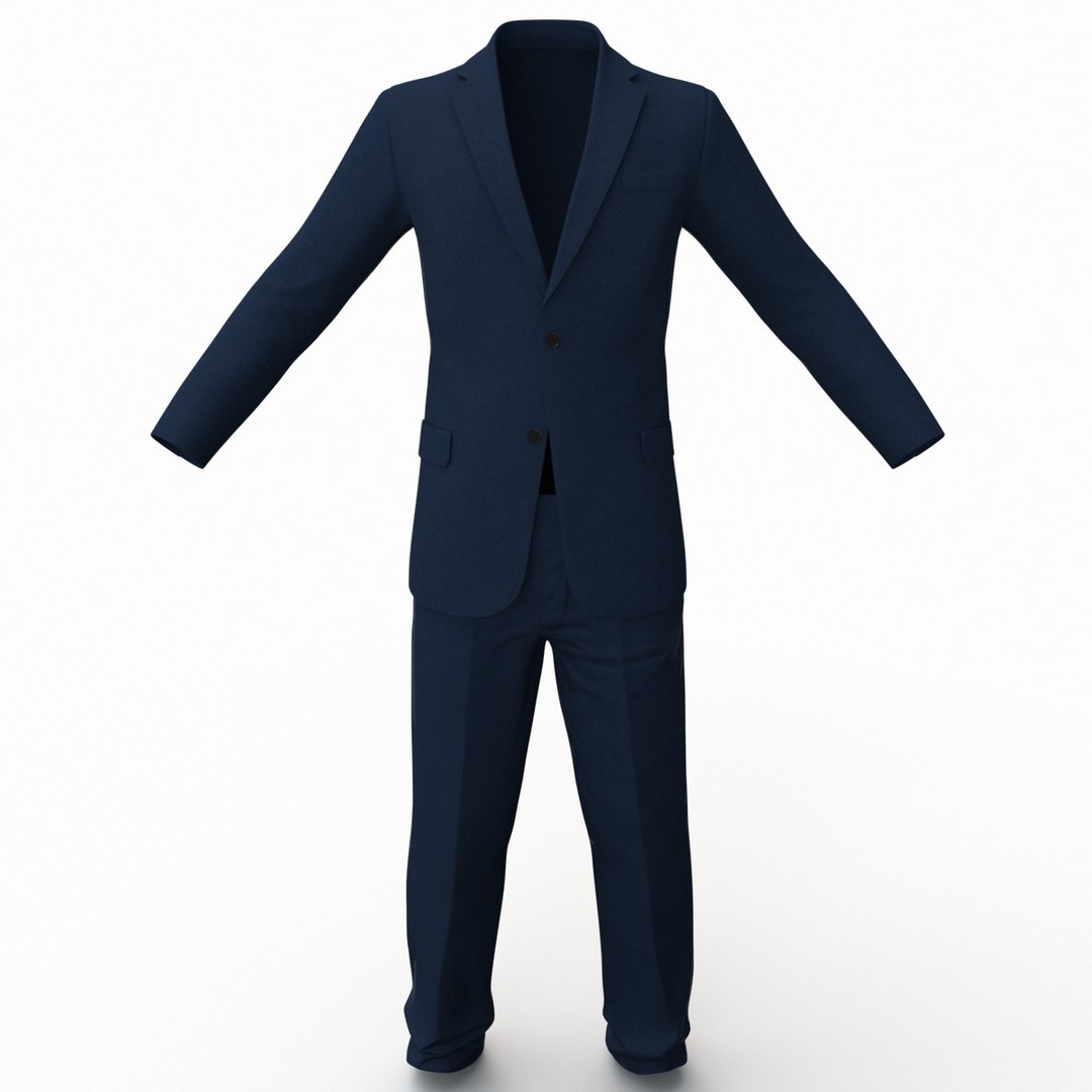 3d model suit 3