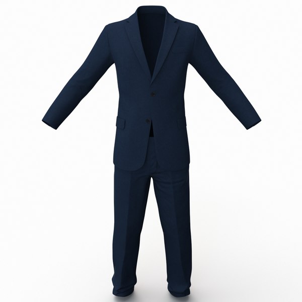 3d model suit 3