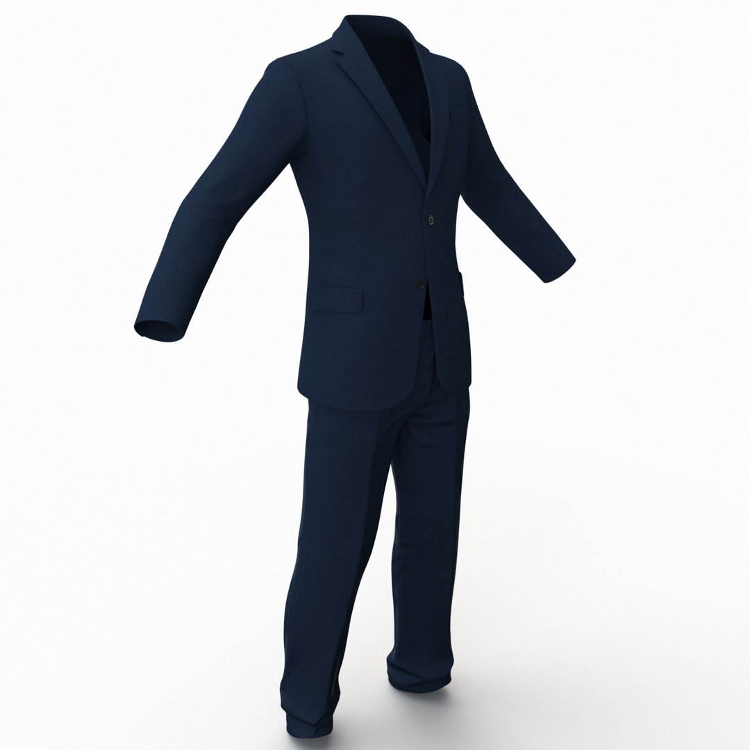 3d model suit 3