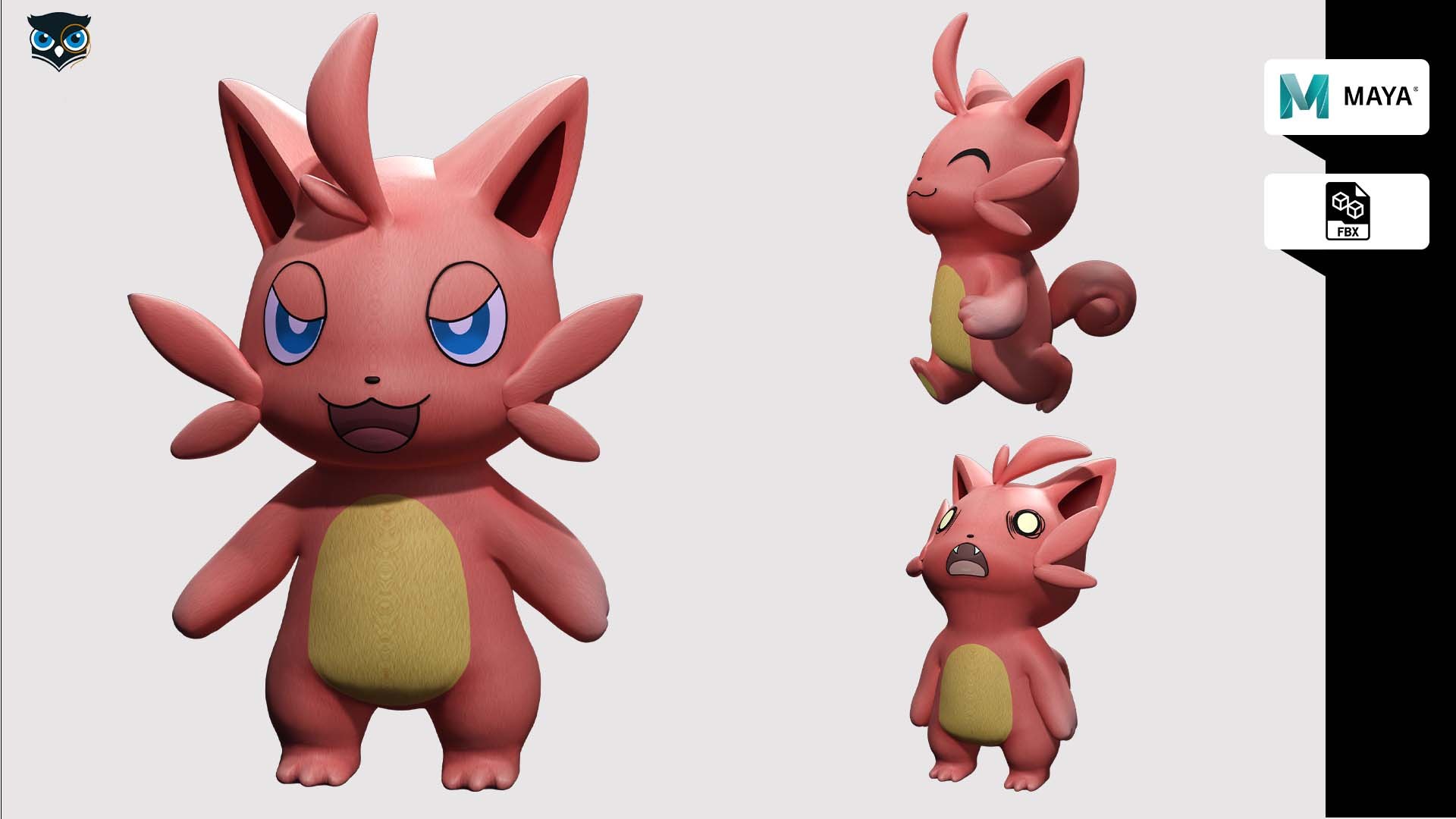 Palworld Cativa Ready To Pose And Print Low-poly 3D Model - TurboSquid ...