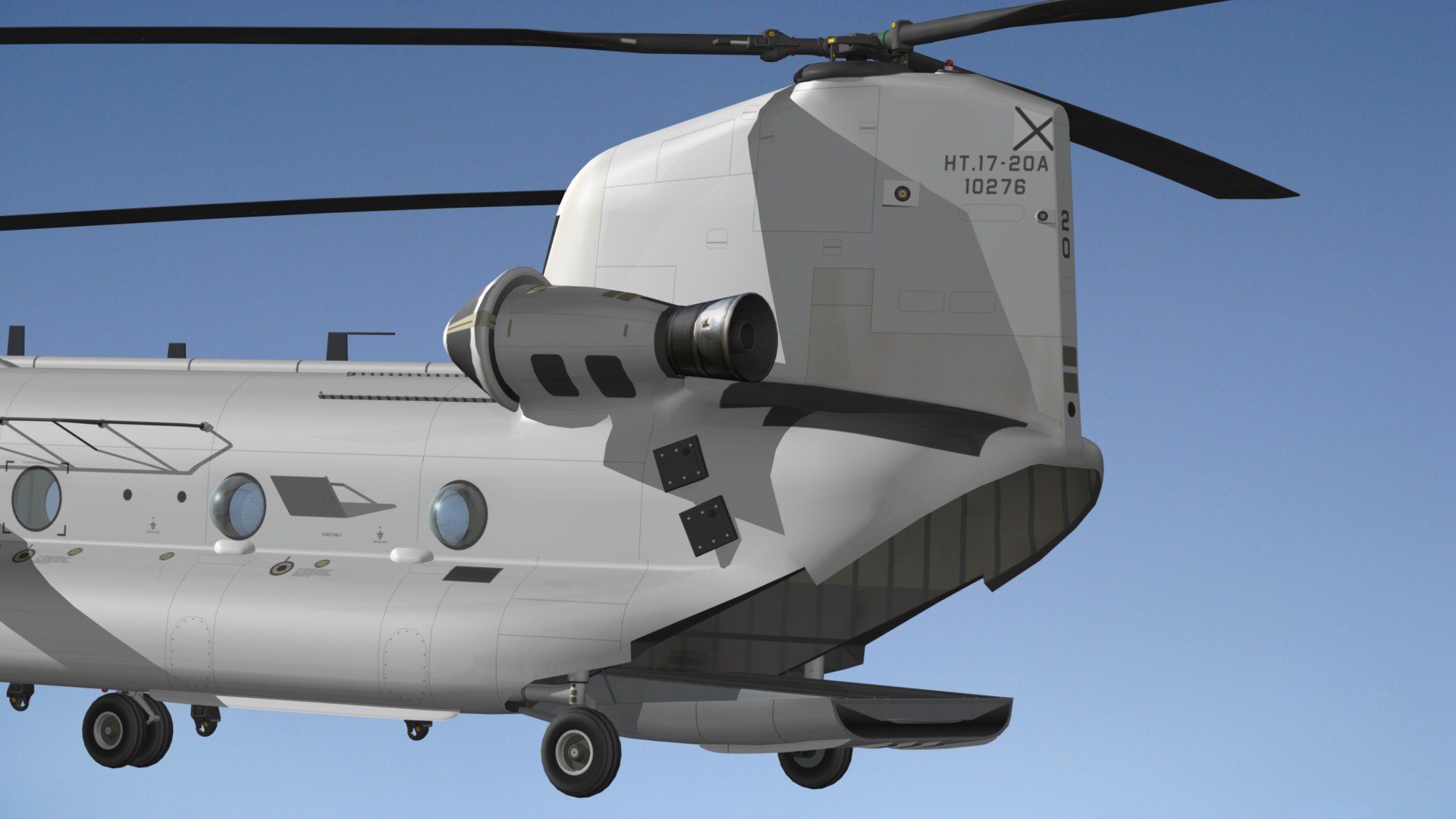3D Boeing CH-47 Chinook WL model - TurboSquid 2162906