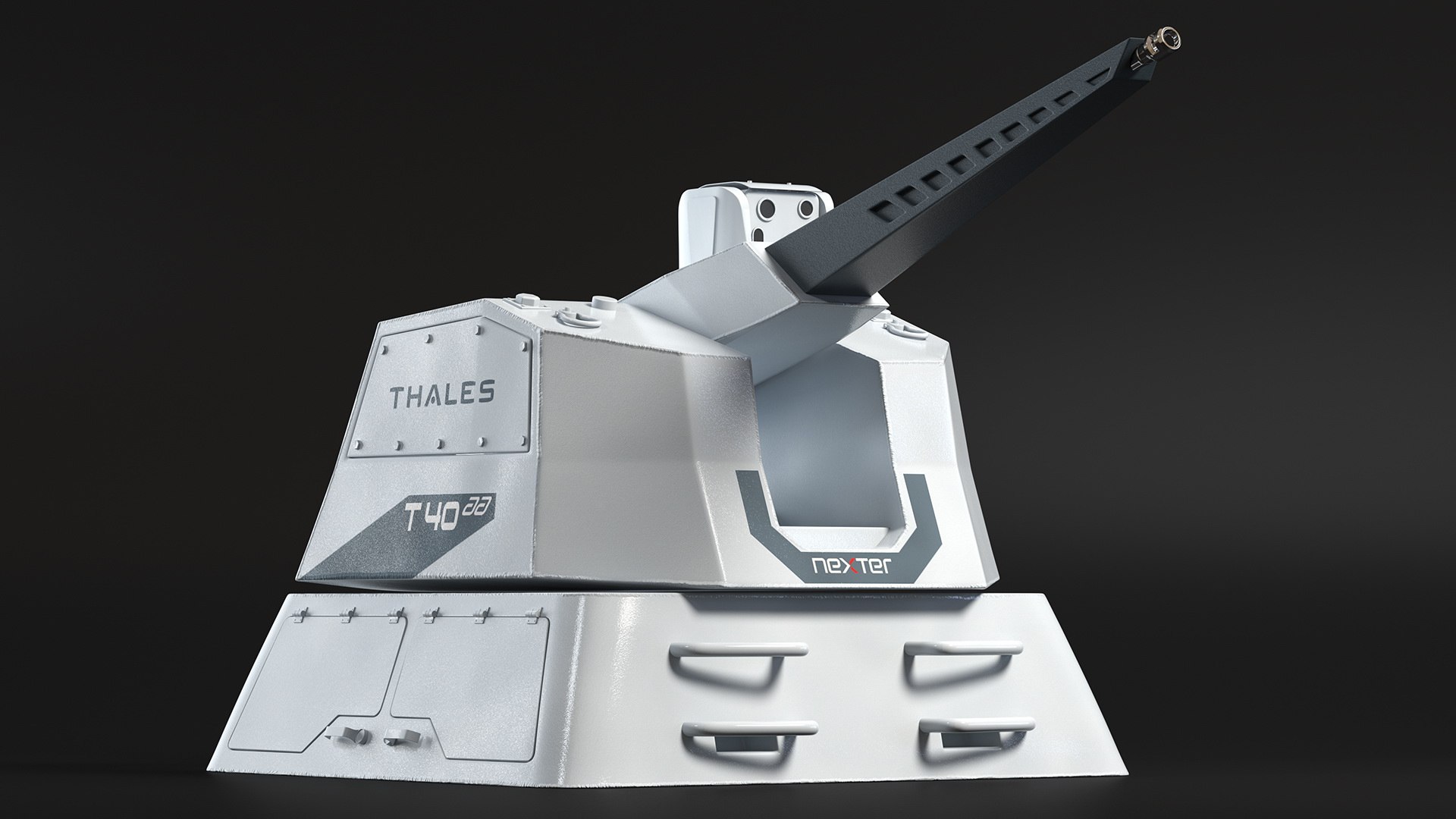 Thales Autonomous RAPID Fire Turret 3D Model - TurboSquid 2002494