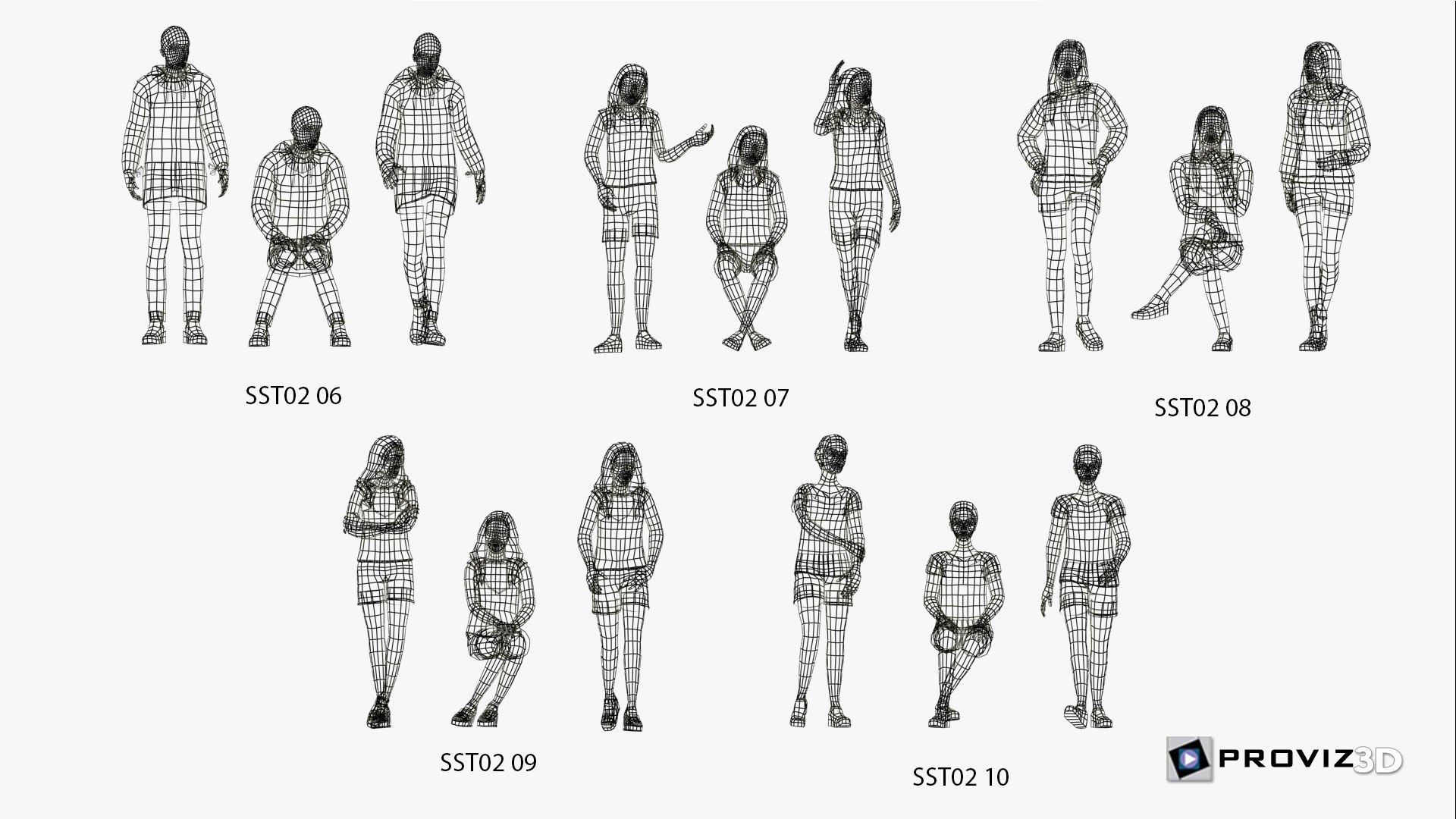 3D People: 30 Still 3D Student Vol. 02 3D Model - TurboSquid 1746895