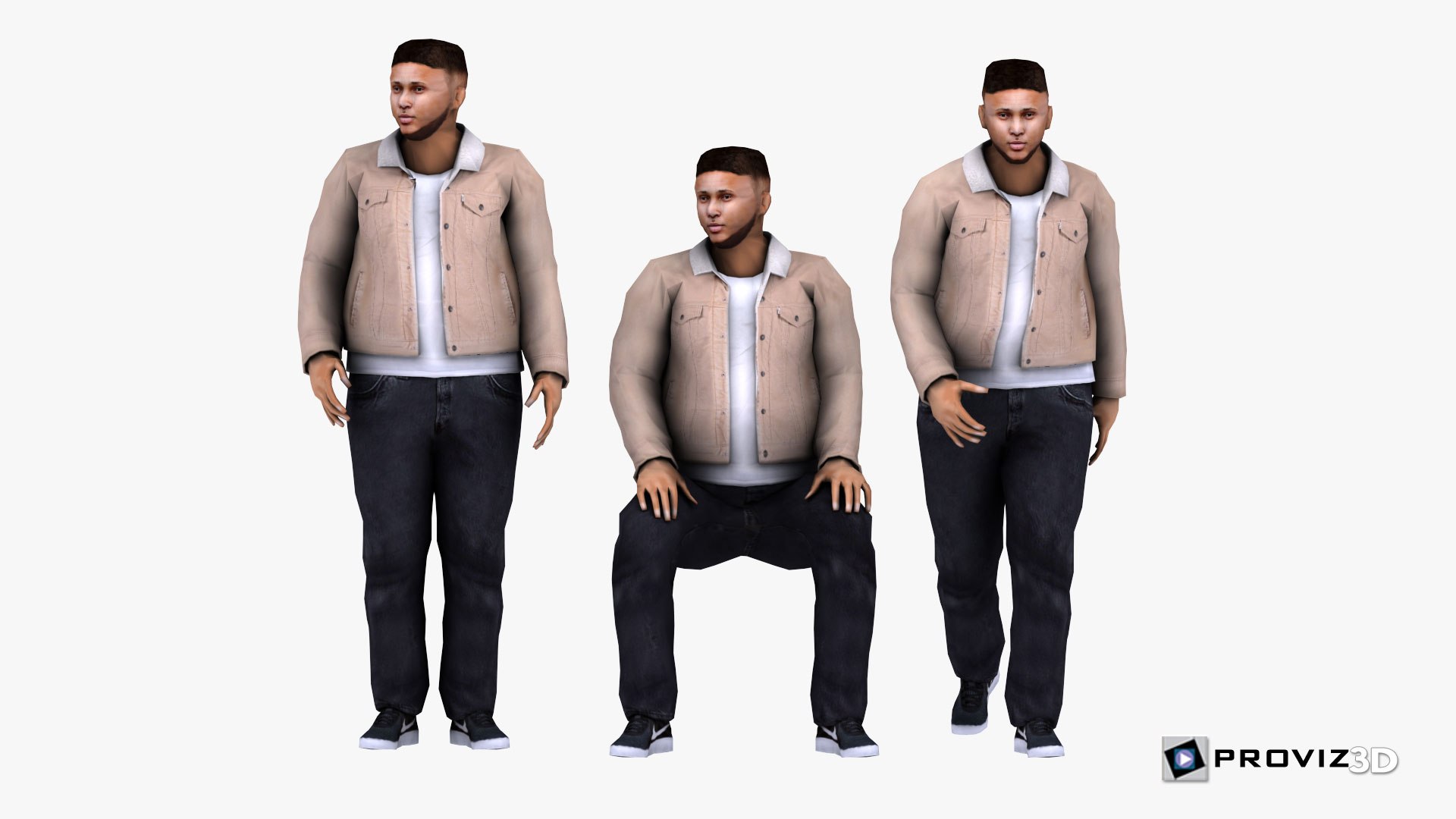 3D People: 30 Still 3D Student Vol. 02 3D Model - TurboSquid 1746895