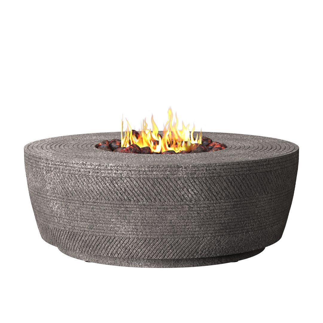 3D Model VETRO ROUND FIRE TABLE - TurboSquid 1898138
