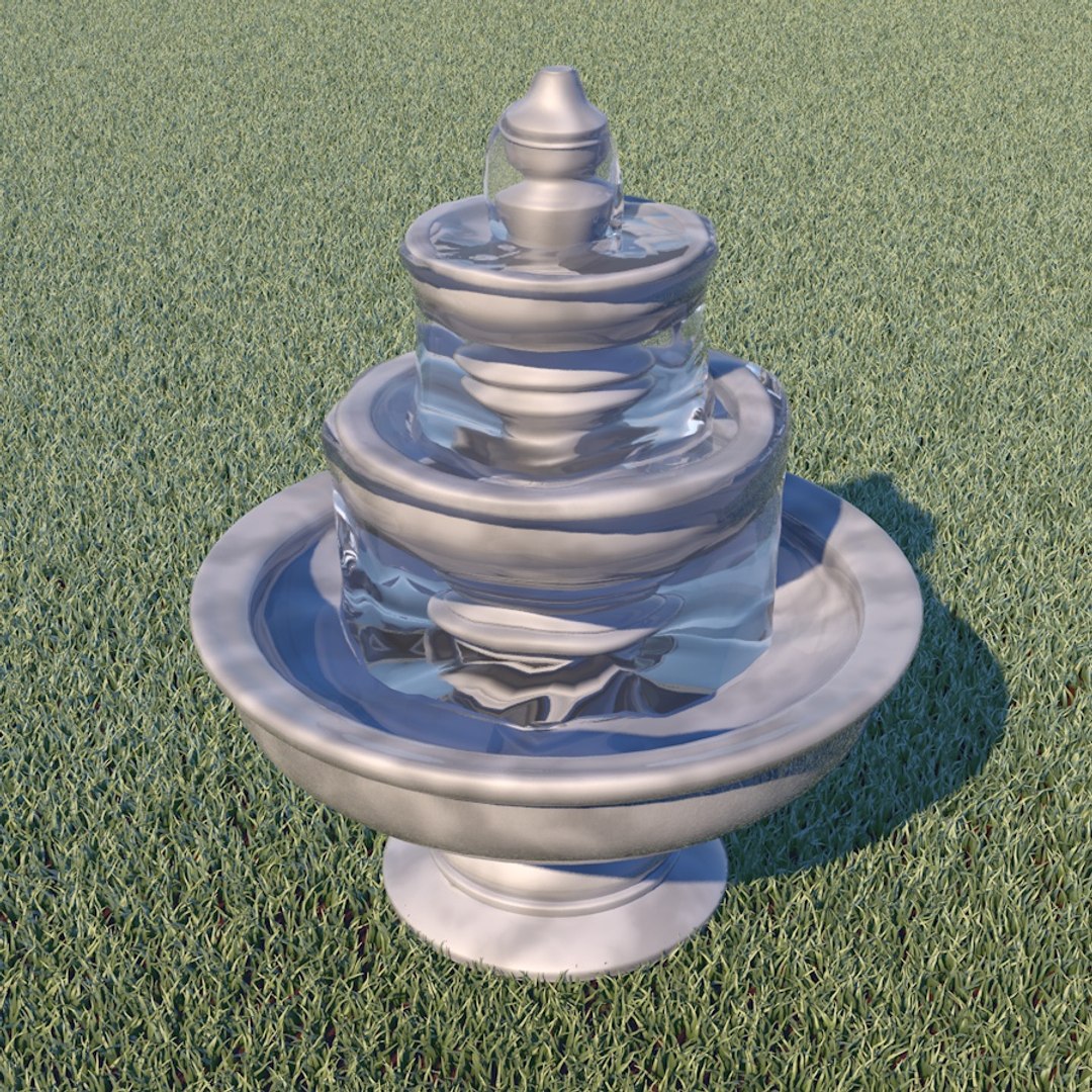 Water Fountain 3d C4d