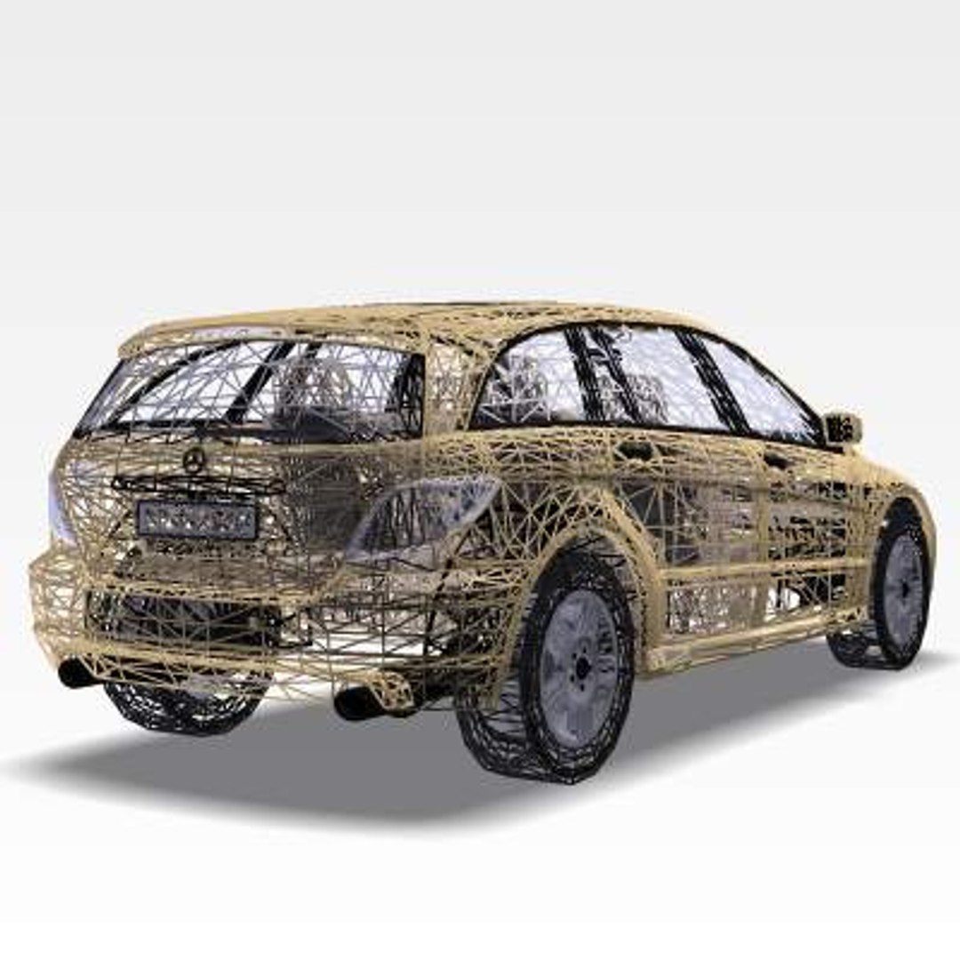 3d car mercedes r-class sports model