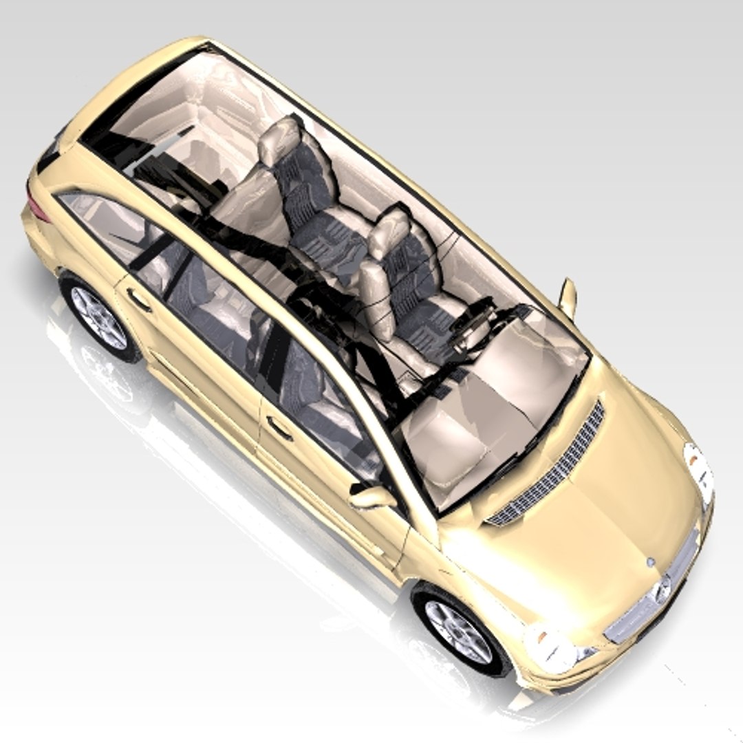 3d car mercedes r-class sports model