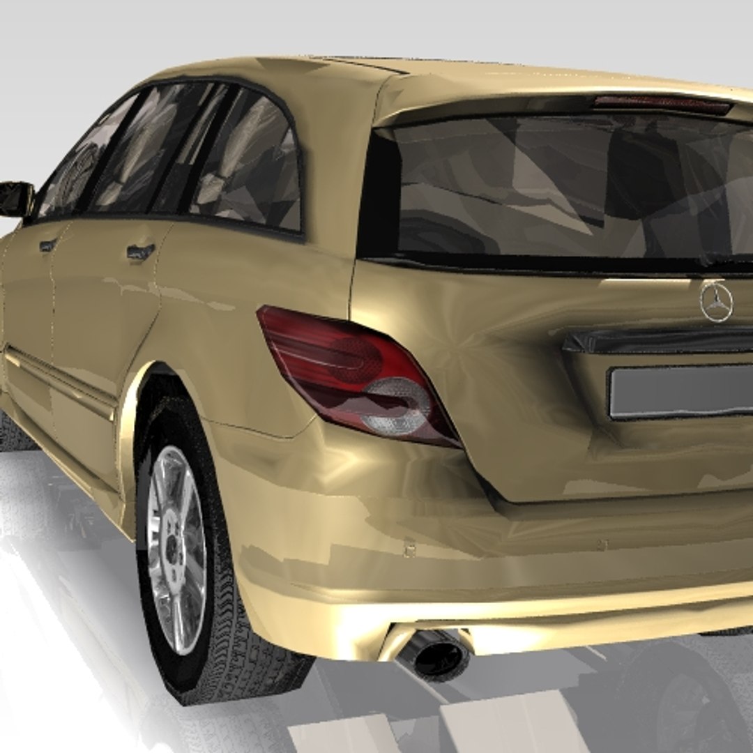 3d car mercedes r-class sports model