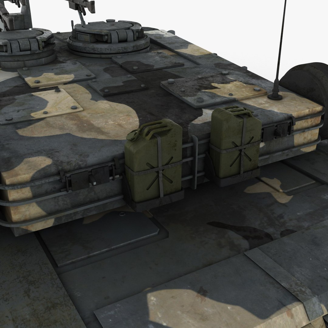 Zulfiqar Iranian Main Battle Tank 3d Max