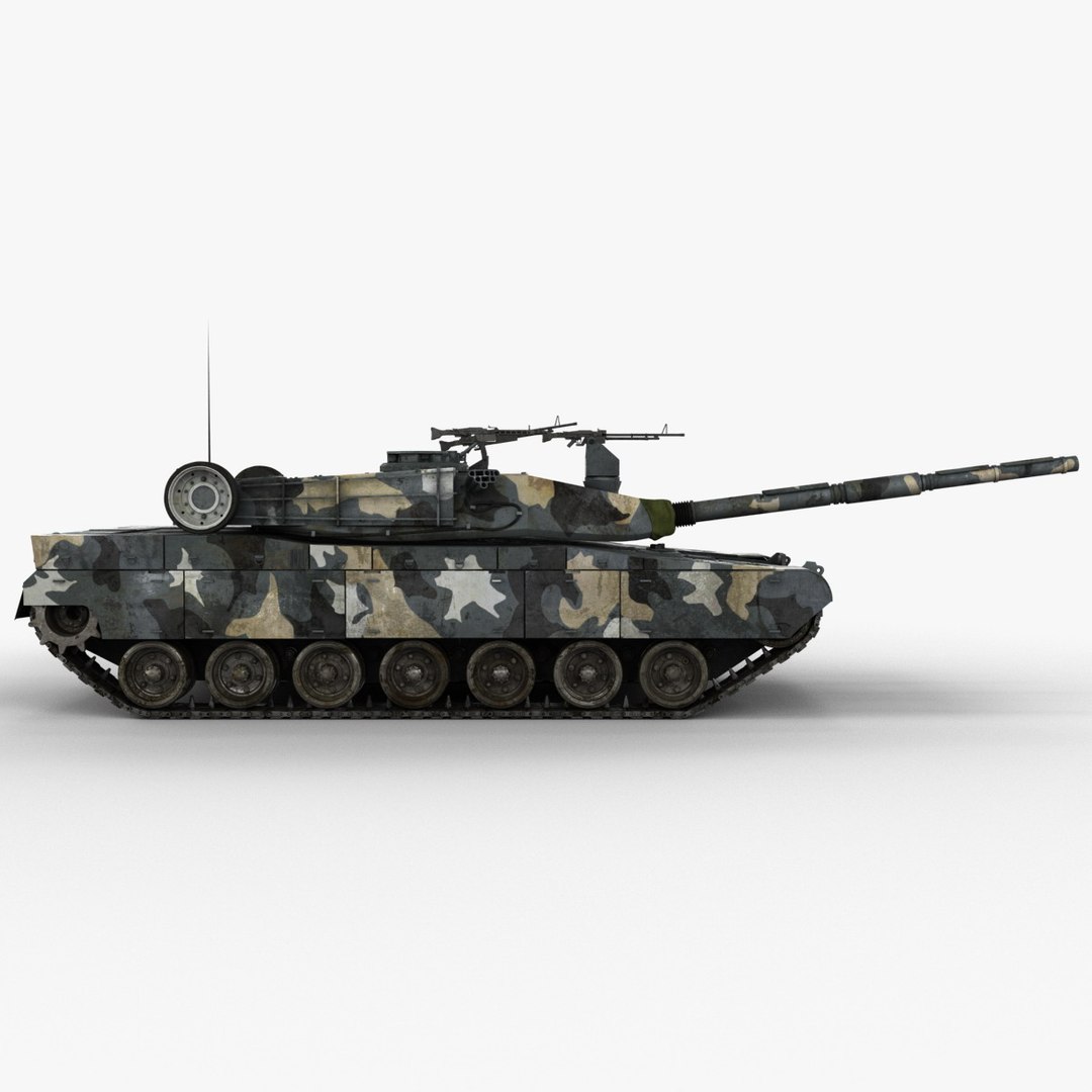 Zulfiqar Iranian Main Battle Tank 3d Max