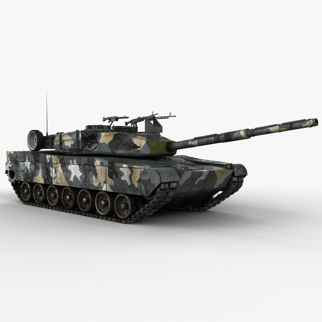Zulfiqar Iranian Main Battle Tank 3d Max