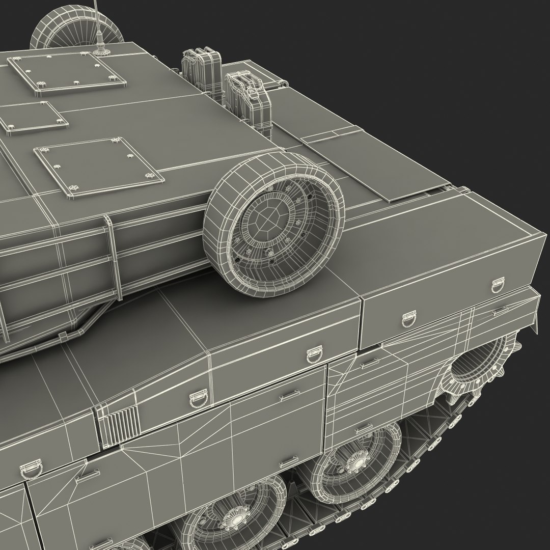 zulfiqar iranian main battle tank 3d max