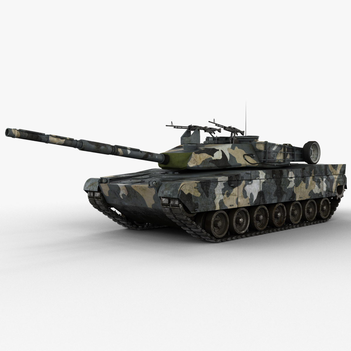 zulfiqar iranian main battle tank 3d max