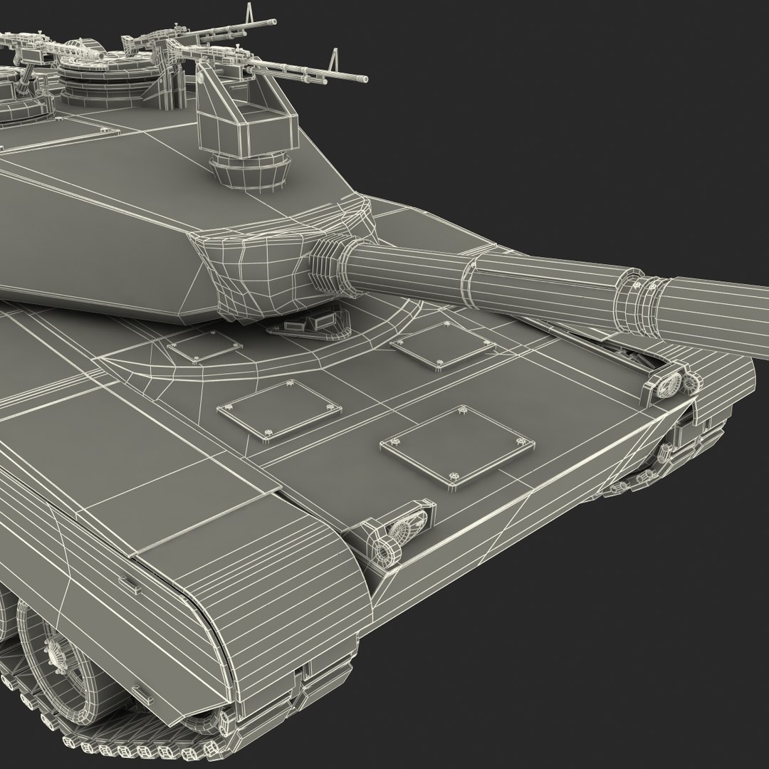 zulfiqar iranian main battle tank 3d max