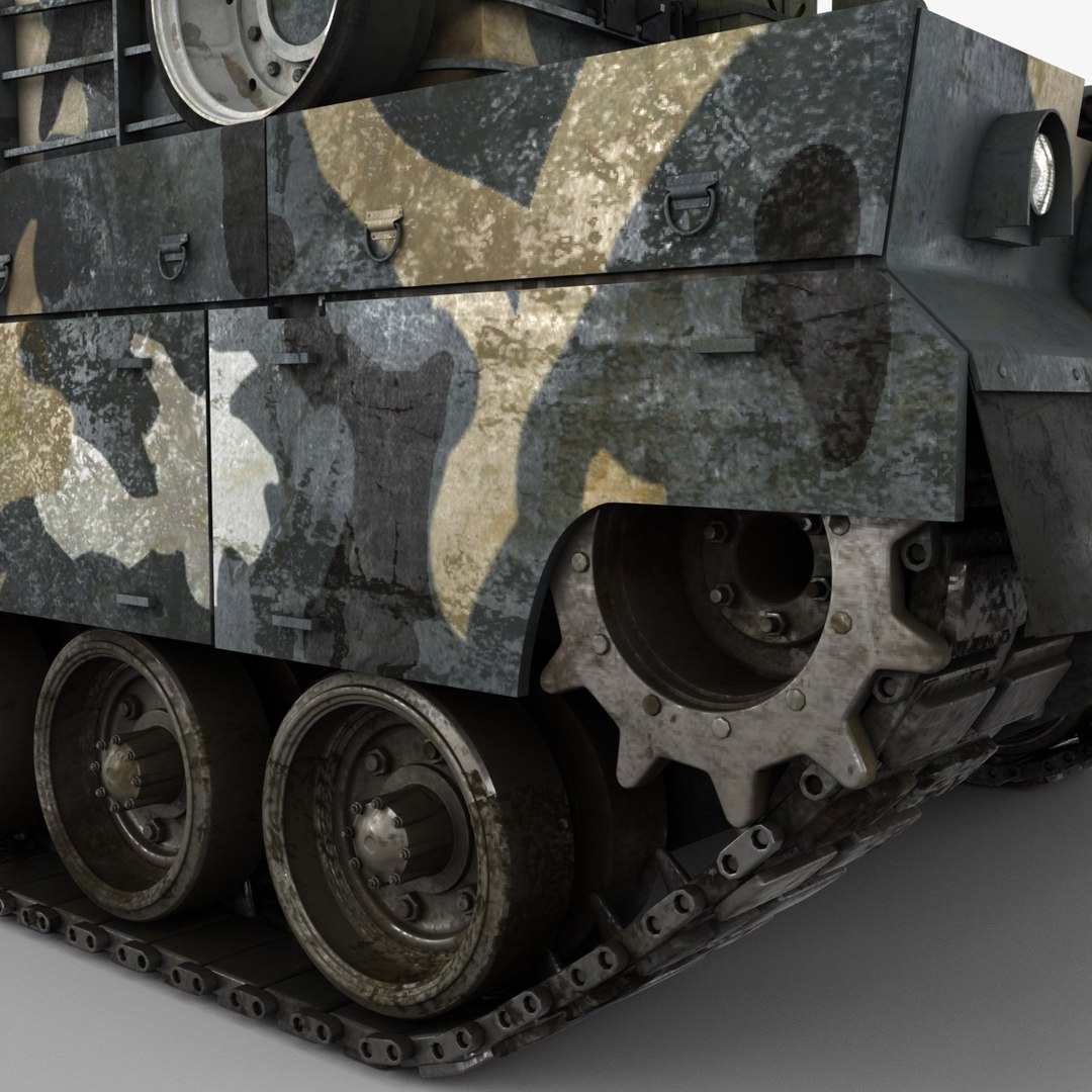 Zulfiqar Iranian Main Battle Tank 3d Max