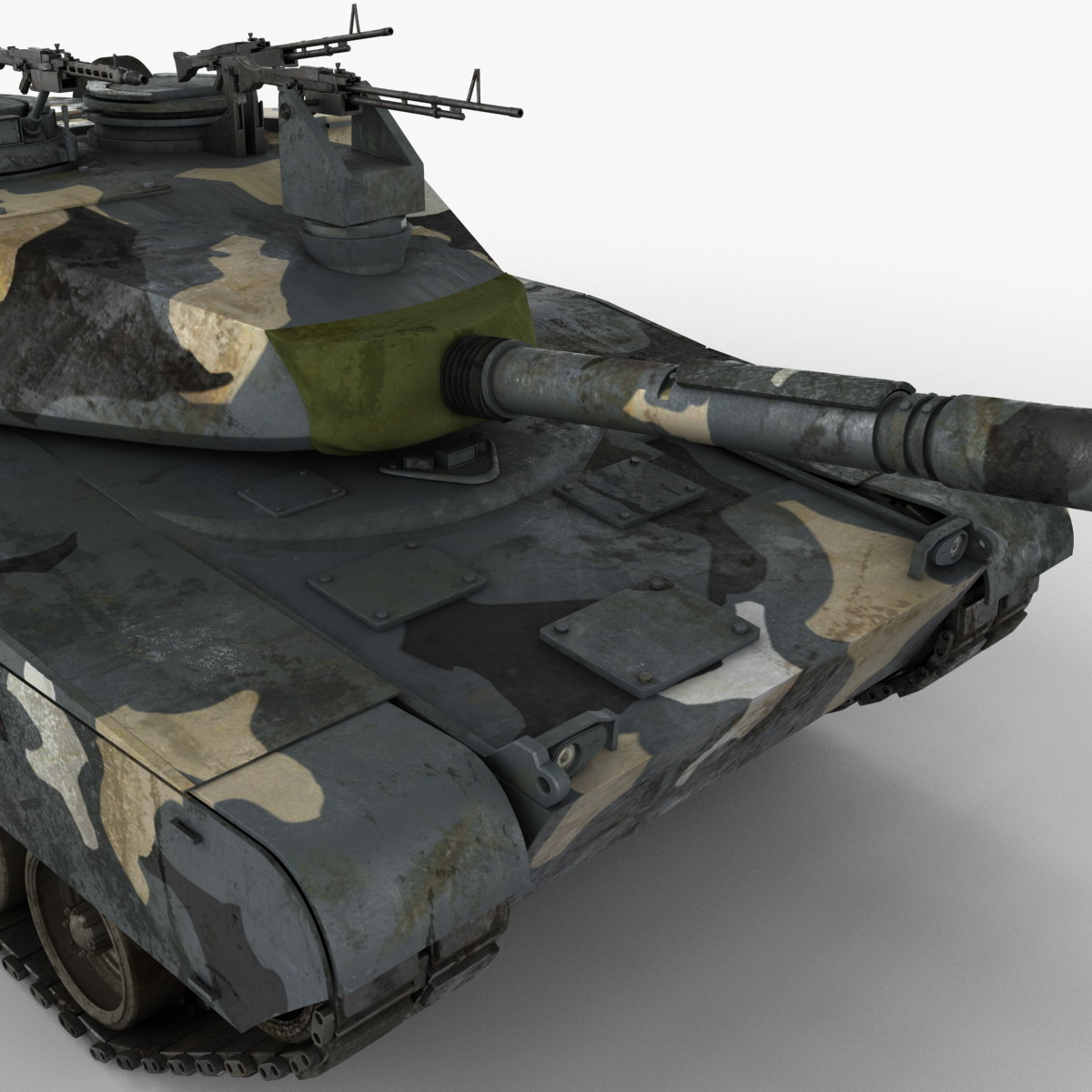 zulfiqar iranian main battle tank 3d max