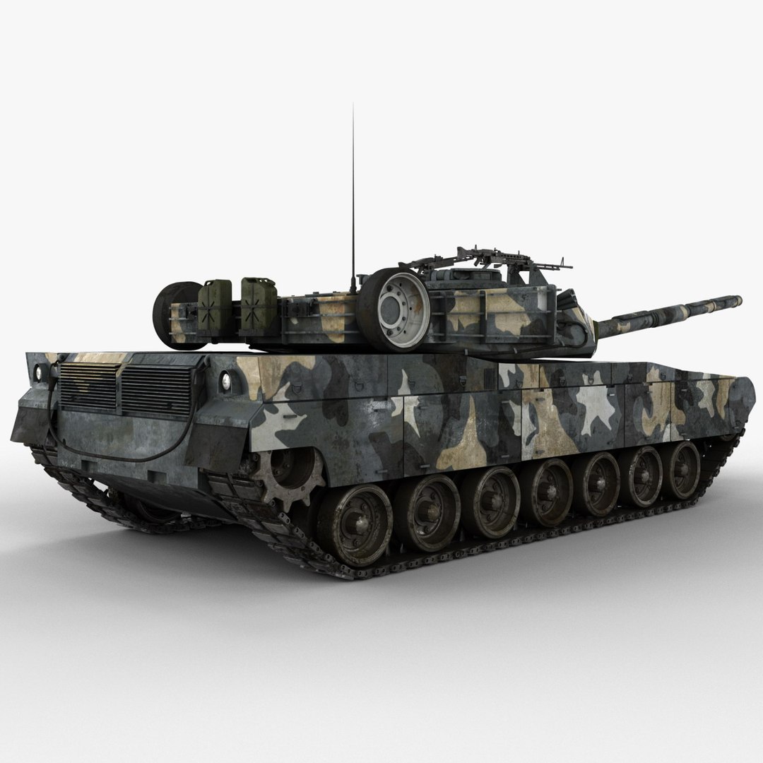 Zulfiqar Iranian Main Battle Tank 3d Max