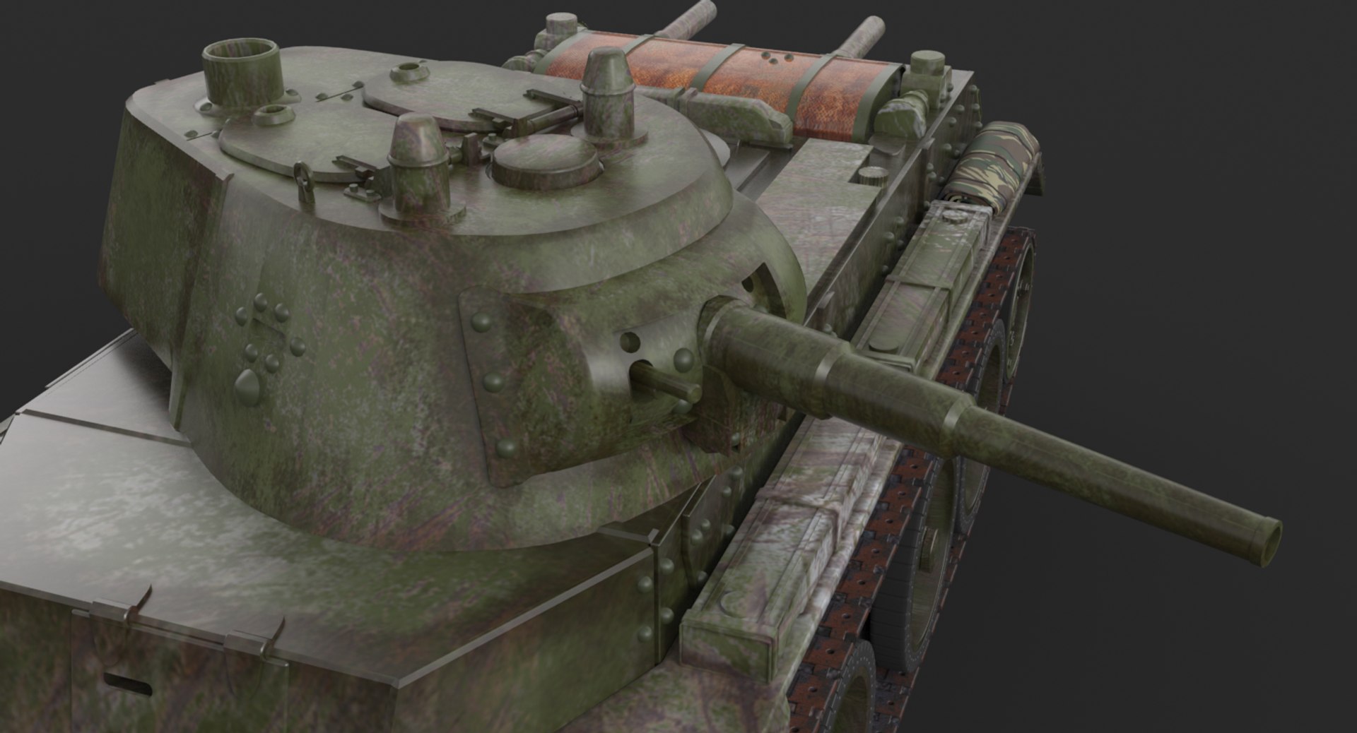 3D Tank Bt 7 Soviet - TurboSquid 1499833